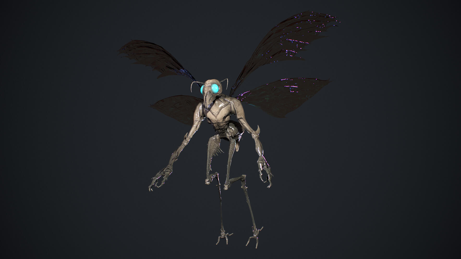 Insect Creature 3 - 3D Model by Wernerkurt