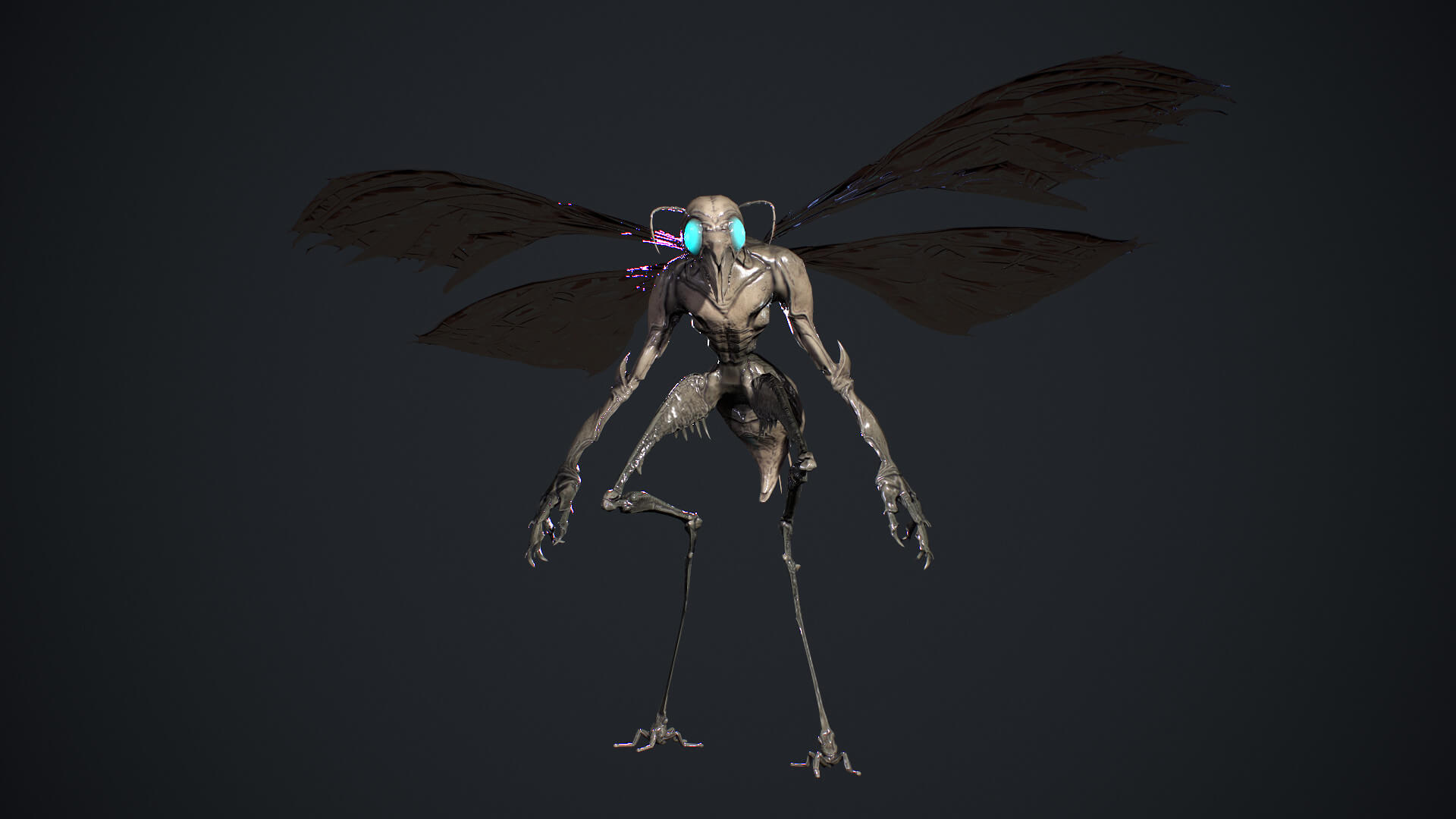 Insect Creature 3 - 3D Model by Wernerkurt