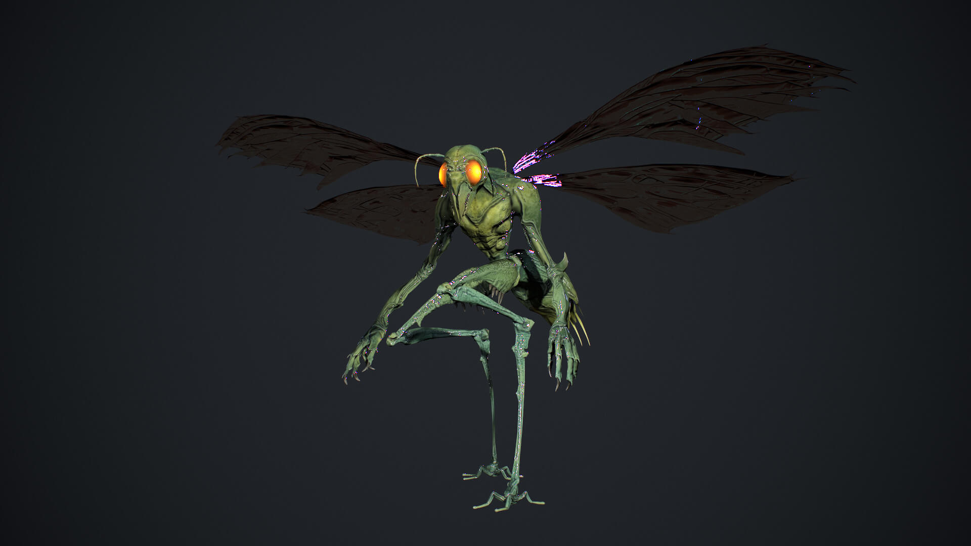 Insect Creature 3 - 3D Model by Wernerkurt