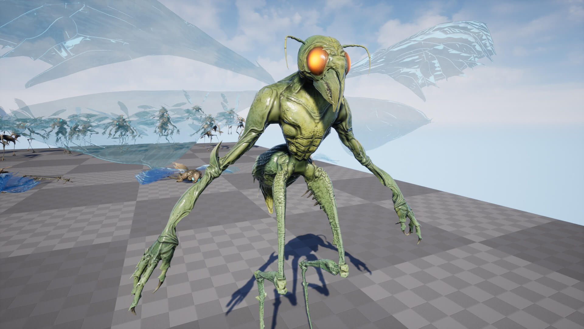 Insect Creature 3 - 3D Model by Wernerkurt