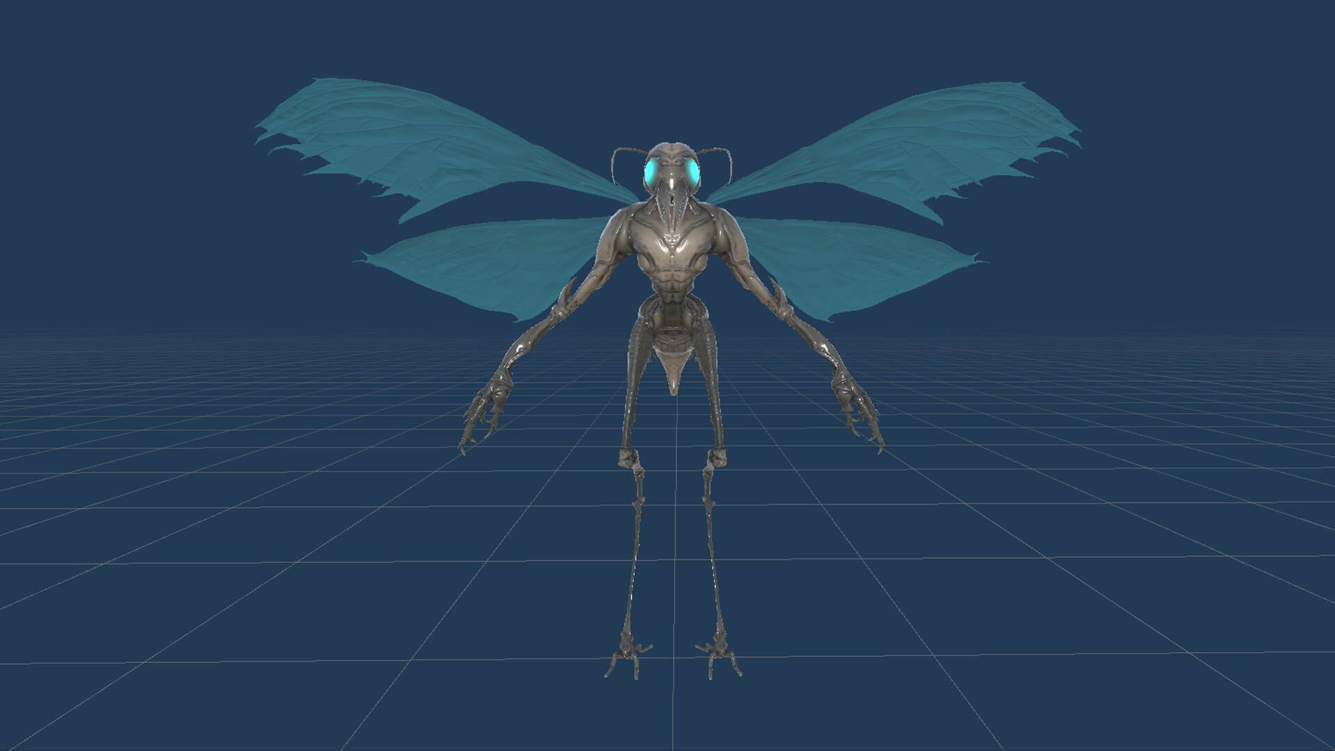 Insect Creature 3 - 3D Model by Wernerkurt