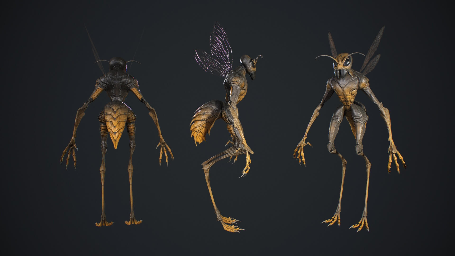 Insect Creature - 3D Model by Wernerkurt