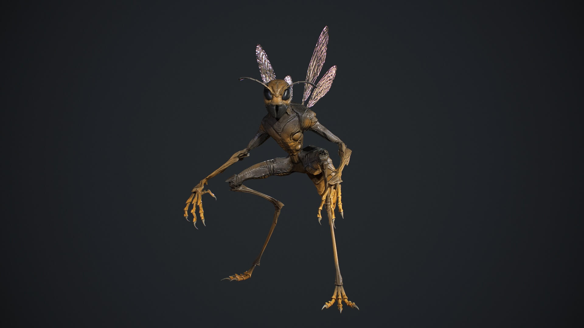 Insect Creature - 3D Model by Wernerkurt