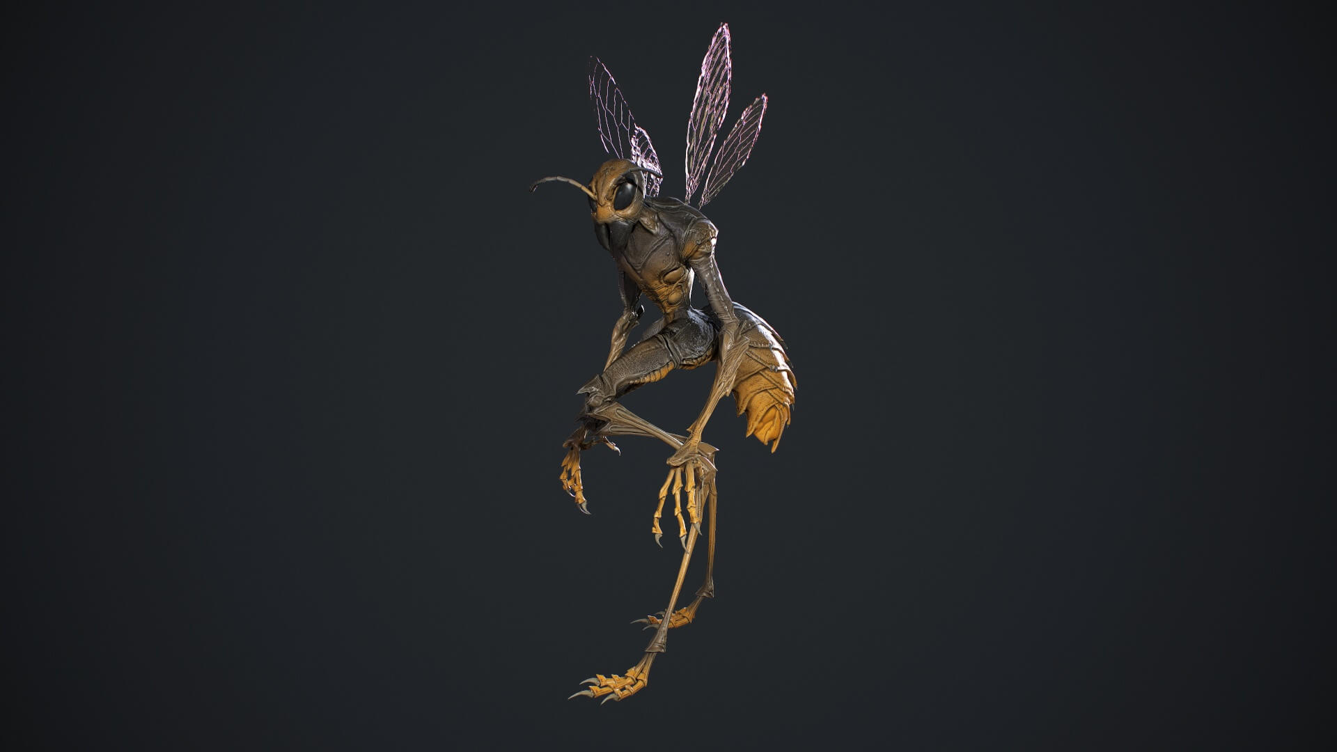 Insect Creature - 3D Model by Wernerkurt