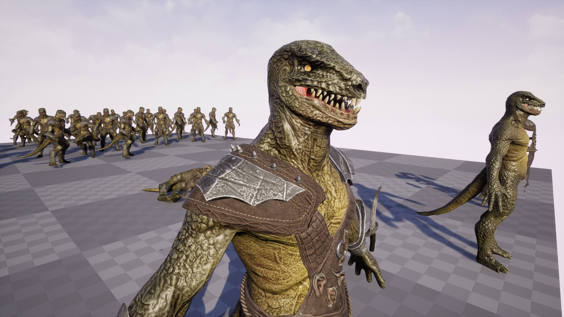Lizardman Rogue - 3D Model by Wernerkurt