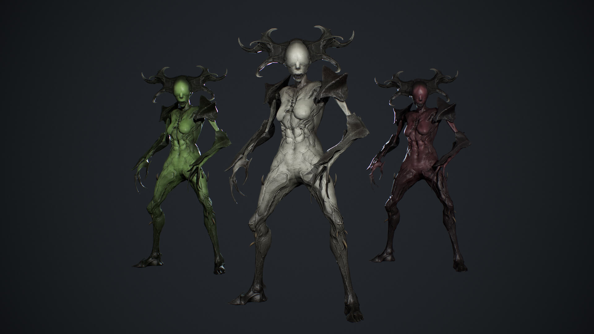 Monster 11 Game Ready - 3D Model by Wernerkurt