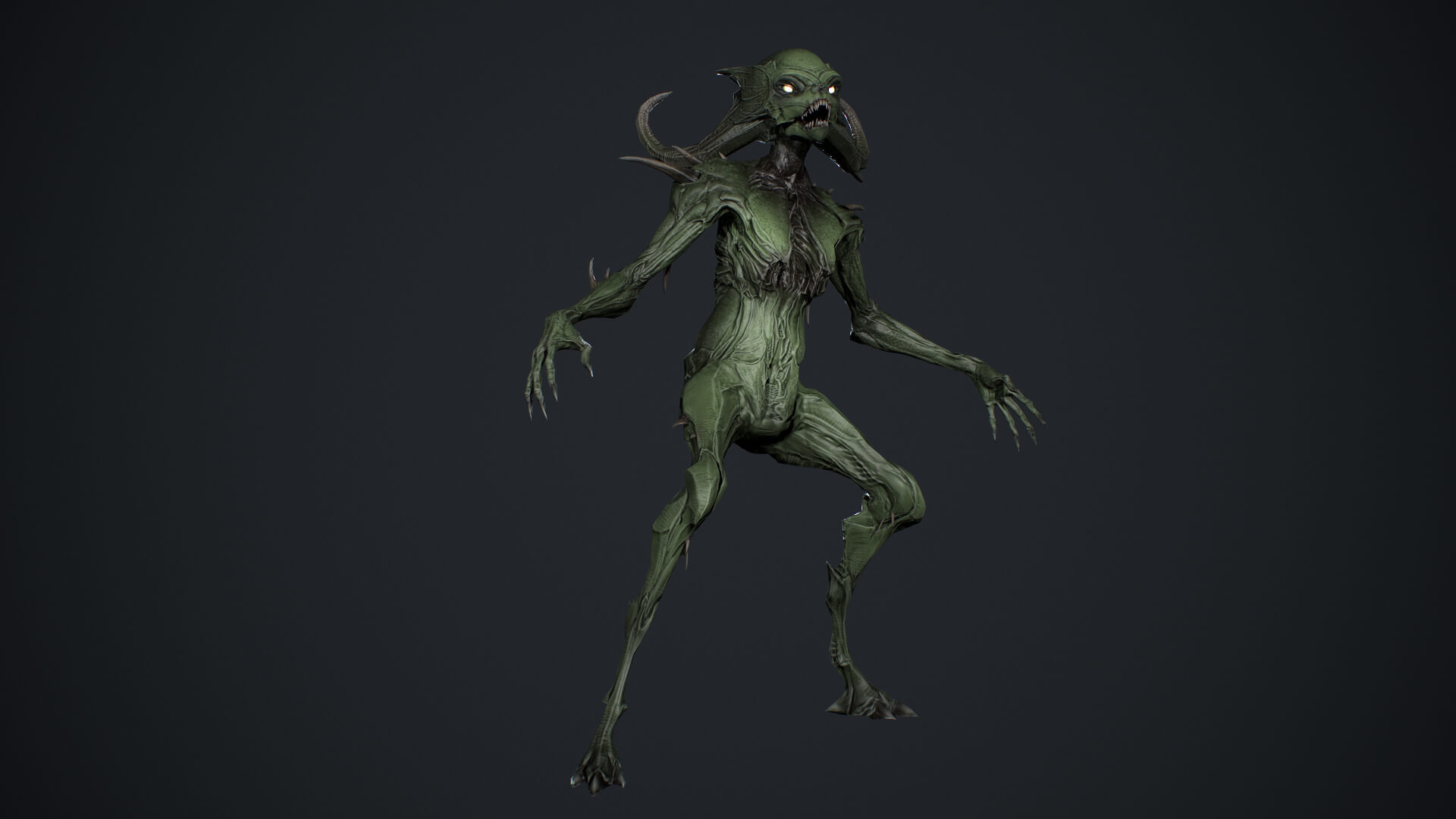 Monster 12 game ready - 3D Model by Wernerkurt