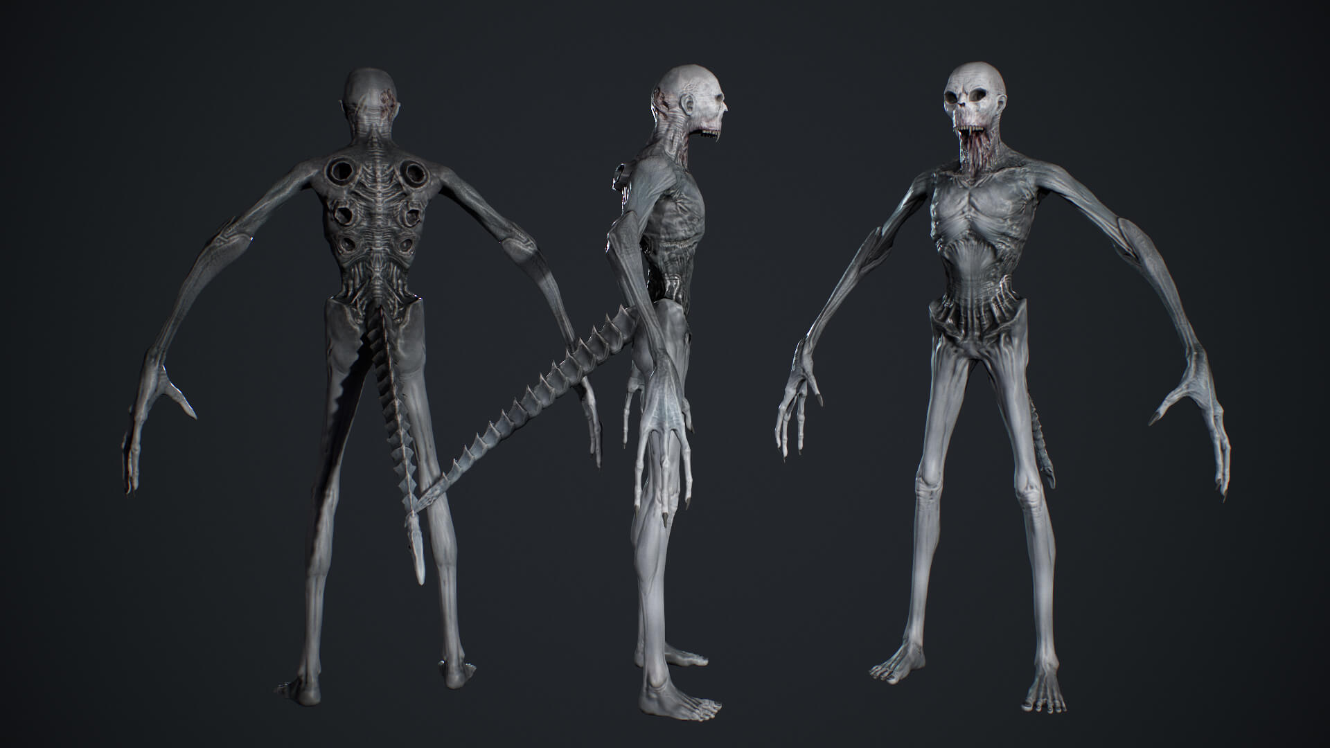 Monster 14 Game Ready - 3D Model by Wernerkurt