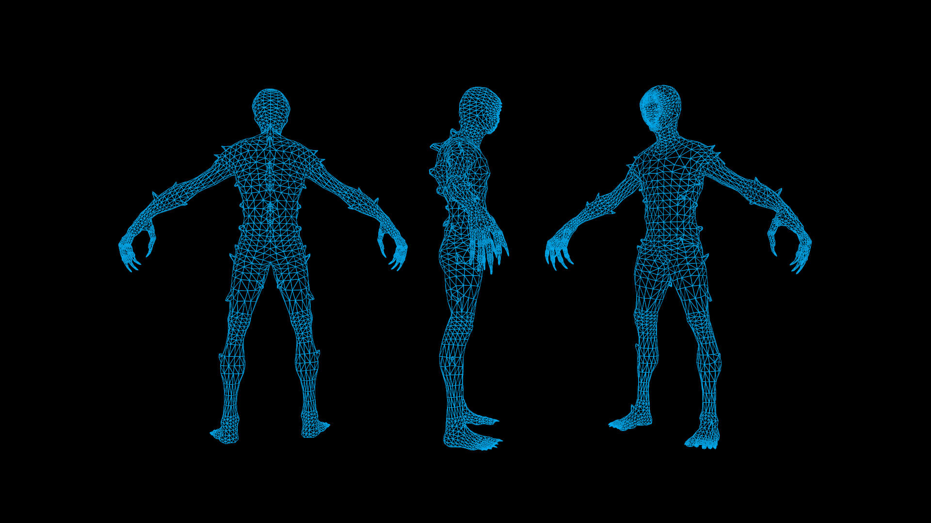 Monster 3 Low Poly - 3D Model by Wernerkurt