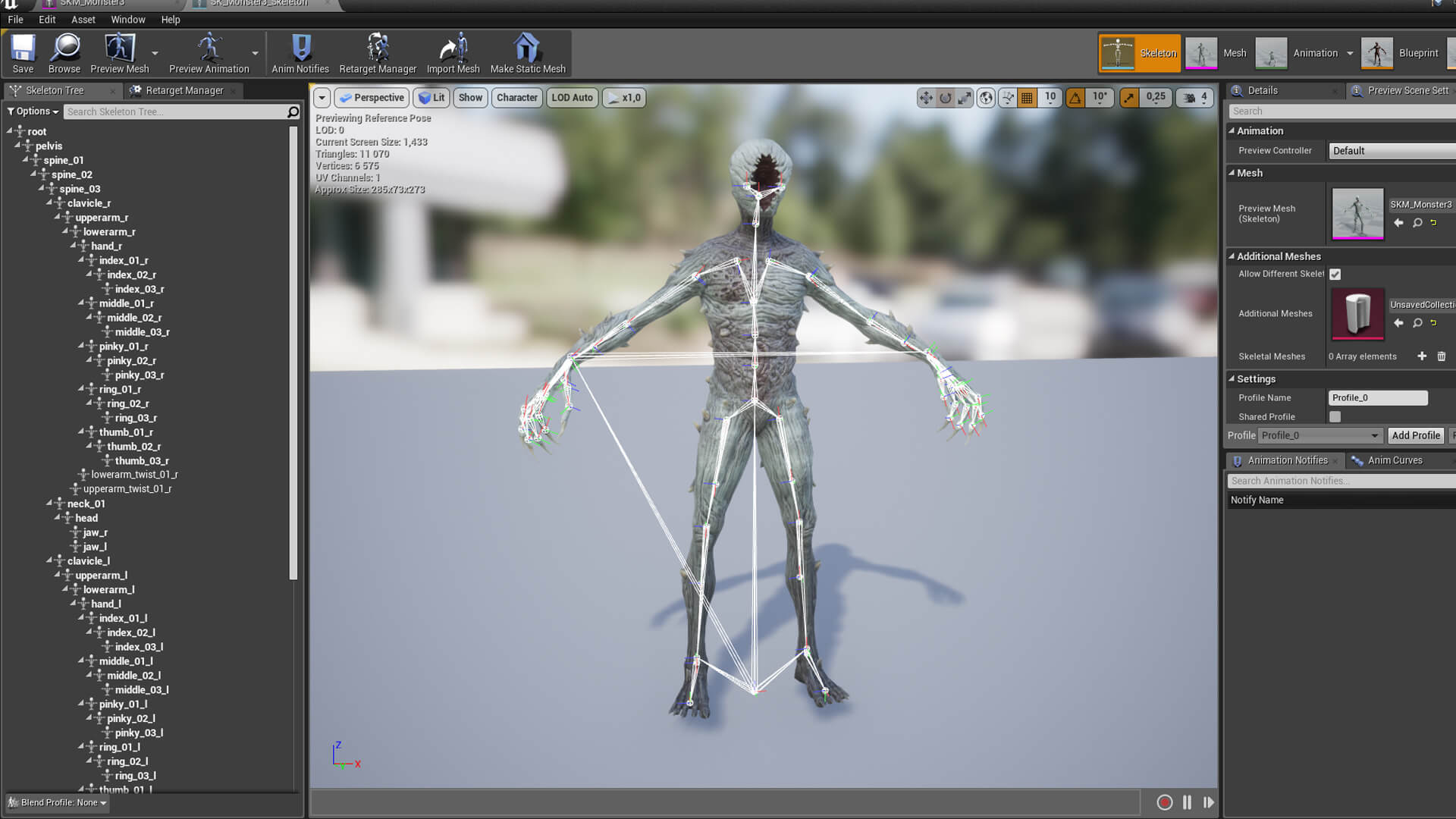 Monster 3 Low Poly - 3D Model by Wernerkurt