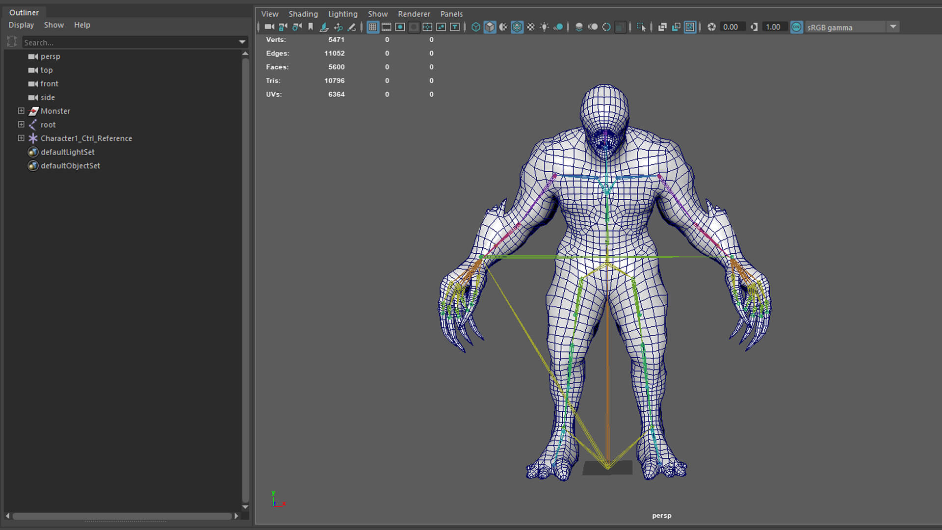 Monster 4 Low Poly - 3D Model by Wernerkurt