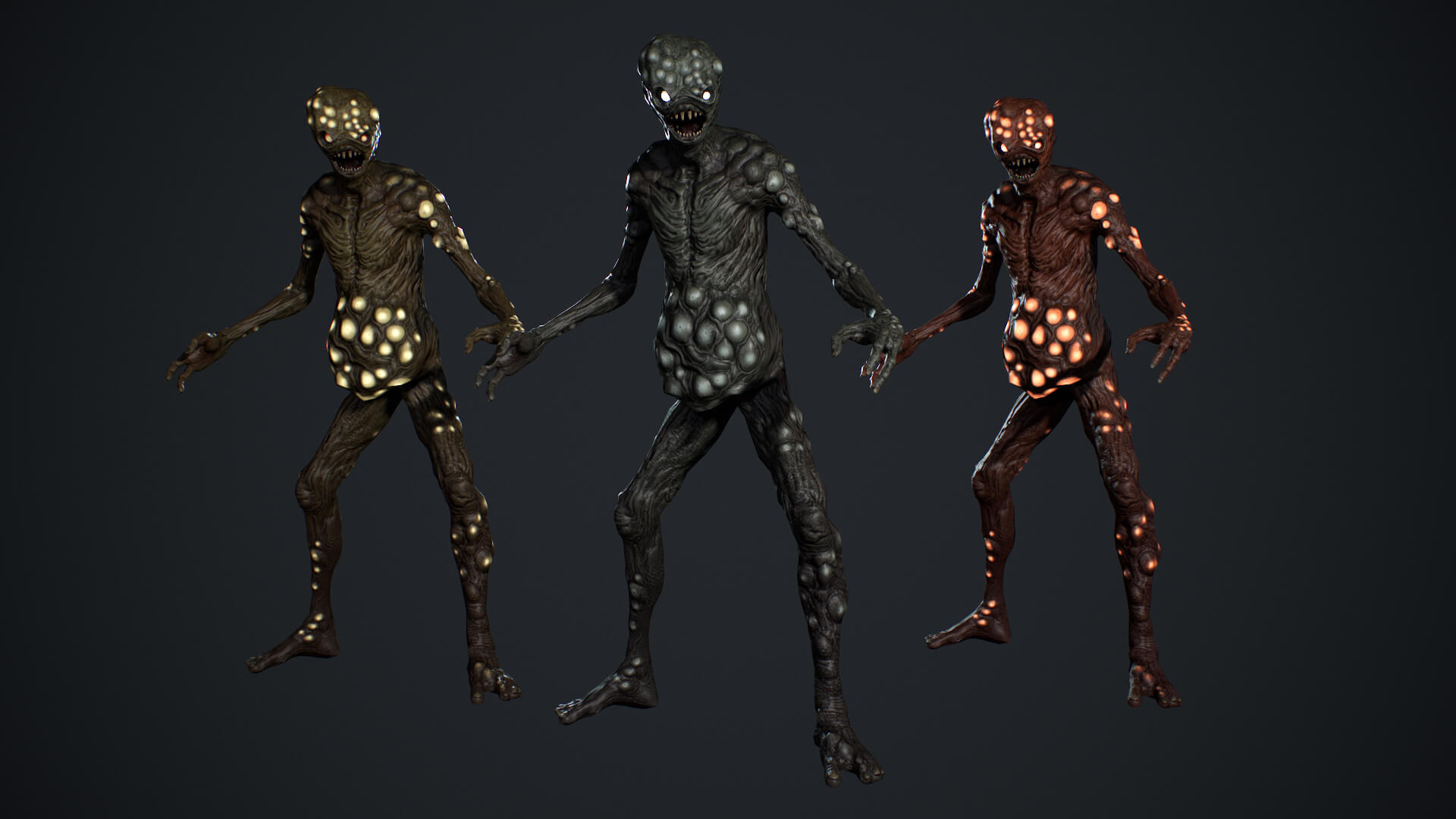 Monster 5 Low Poly - 3D Model by Wernerkurt