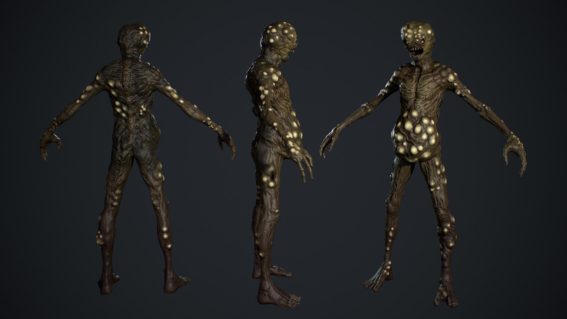 Monster 5 Low Poly - 3D Model by Wernerkurt