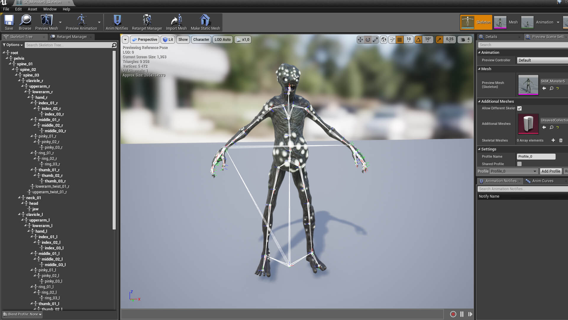 Monster 5 Low Poly - 3D Model by Wernerkurt