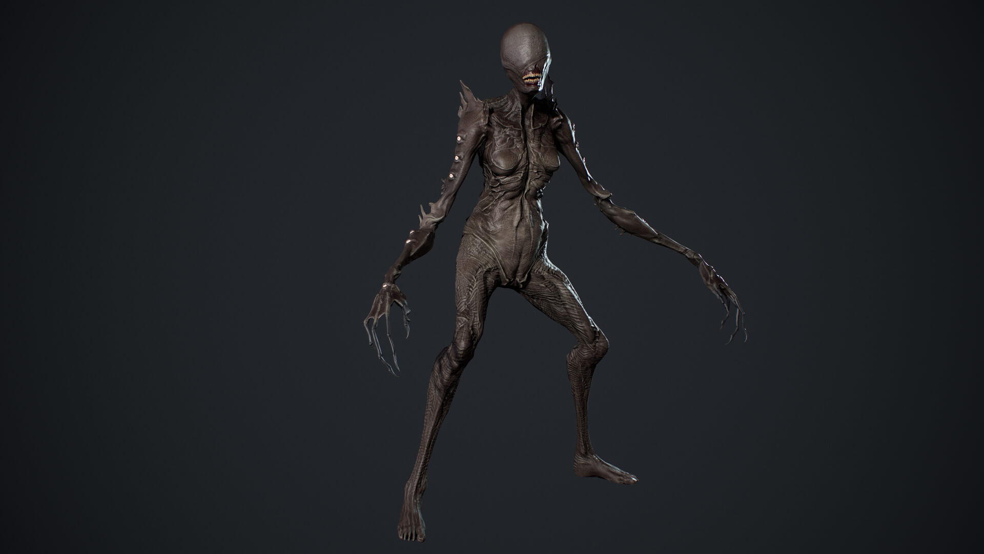 Monster 7 game ready - 3D Model by Wernerkurt