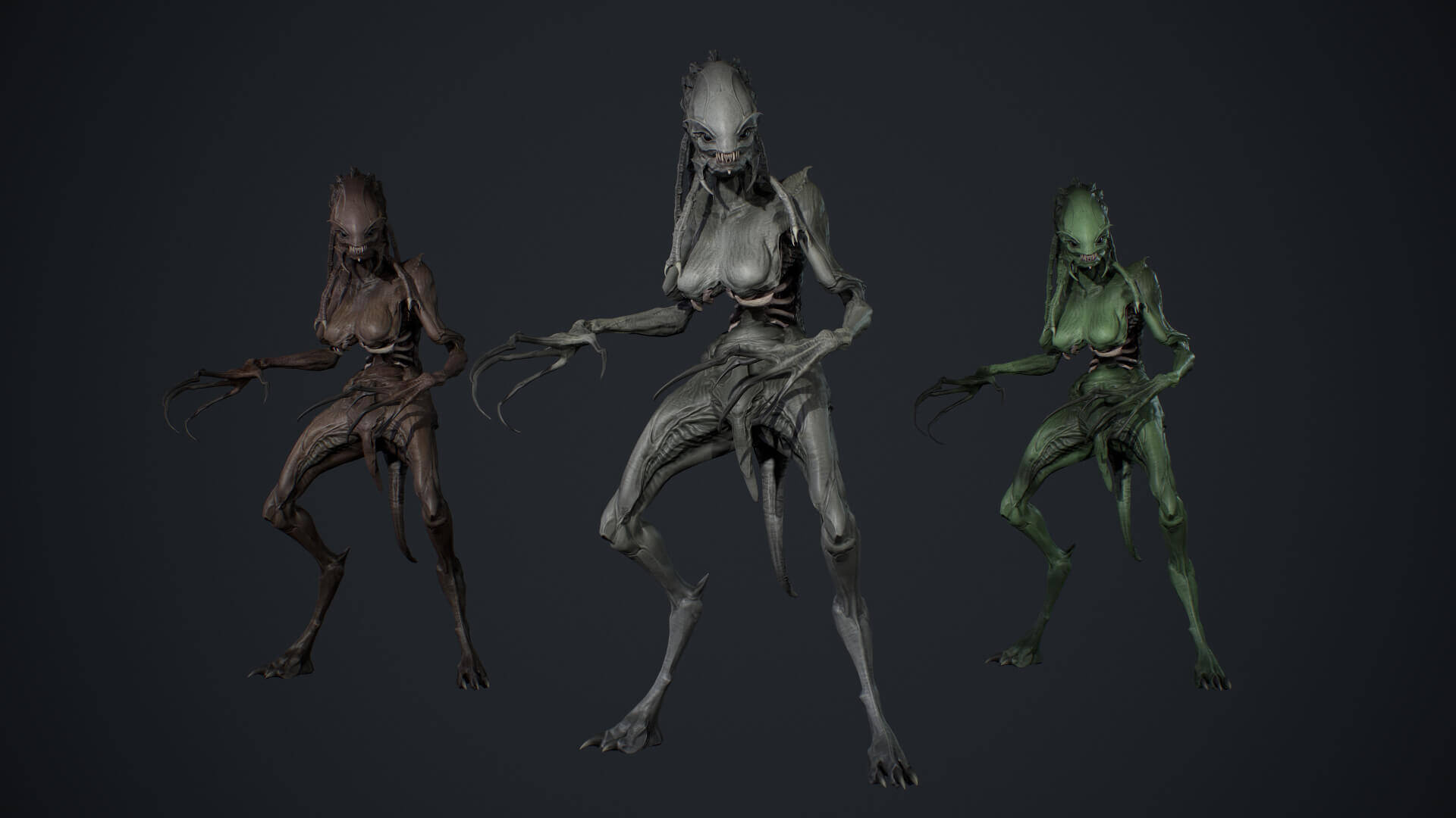 Monster 8 game ready - 3D Model by Wernerkurt