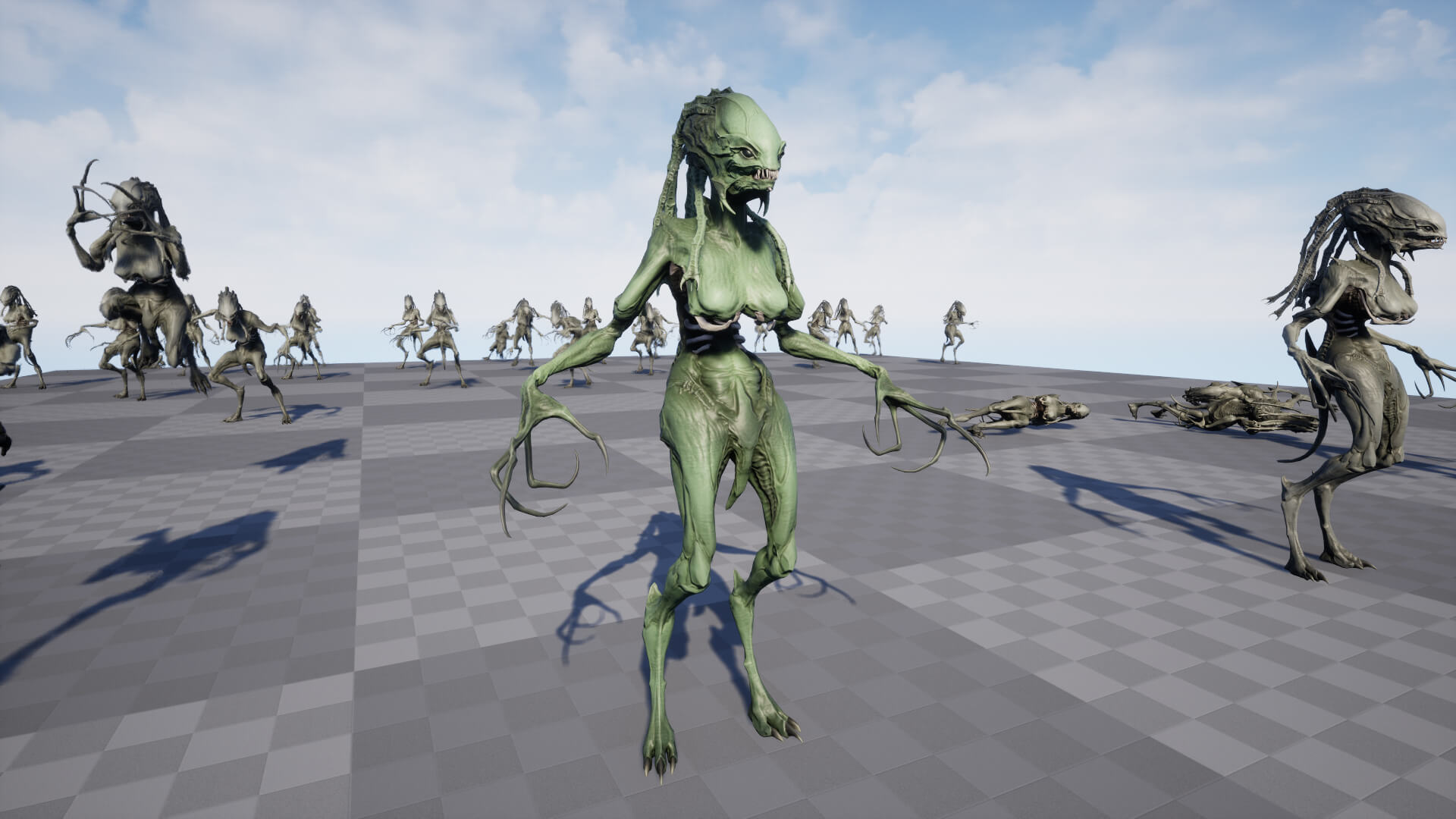 Monster 8 game ready - 3D Model by Wernerkurt