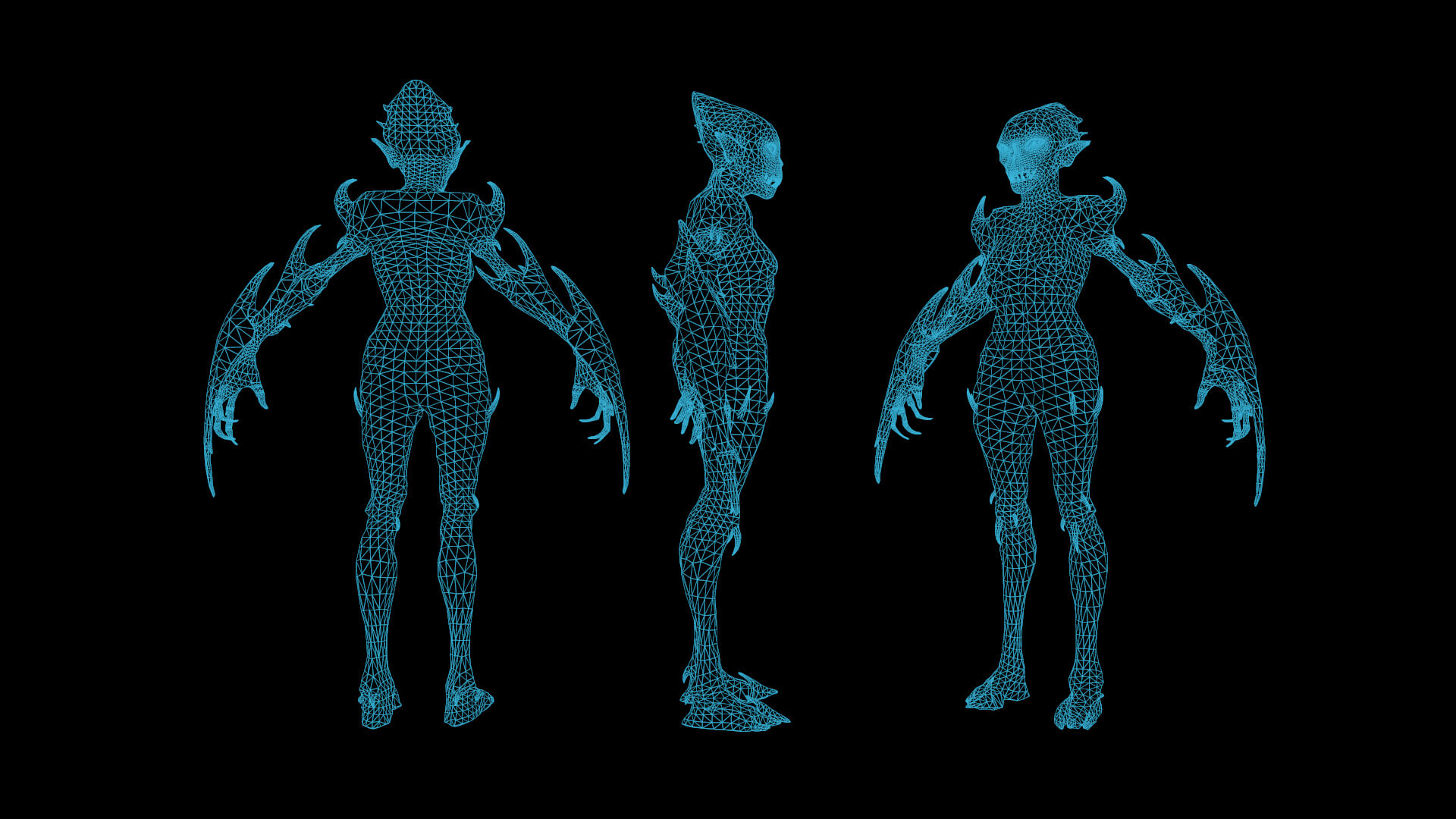 Monster 9 Game Ready - 3D Model by Wernerkurt