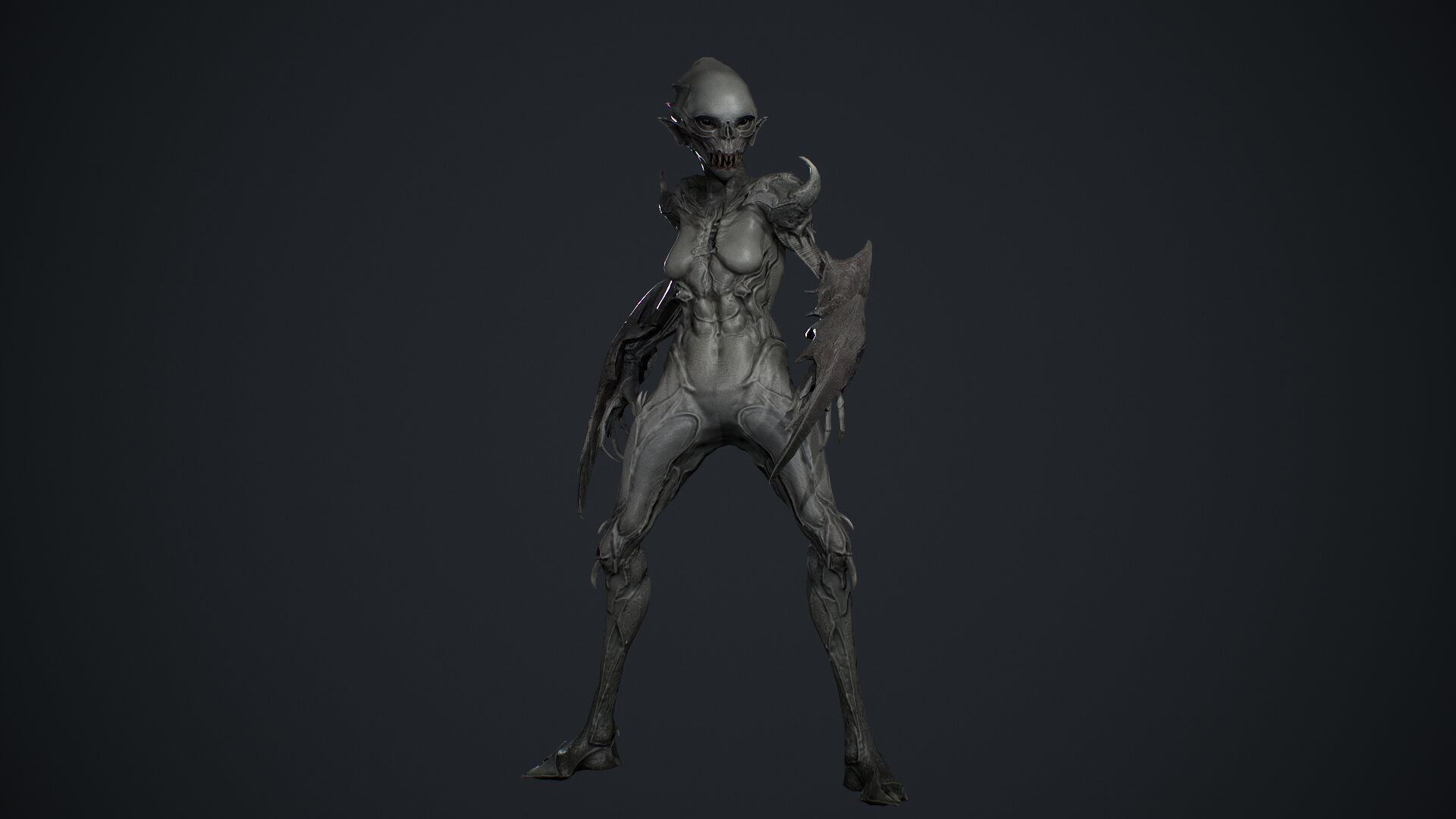 Monster 9 Game Ready - 3D Model by Wernerkurt