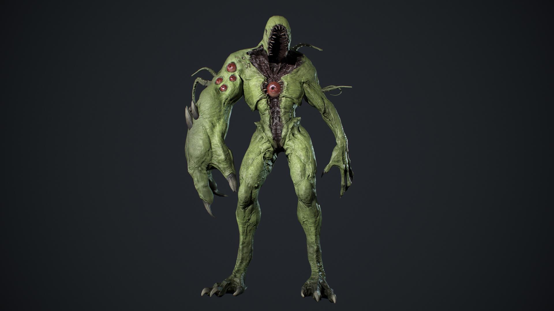 Monster Boss - 3D Model by Wernerkurt
