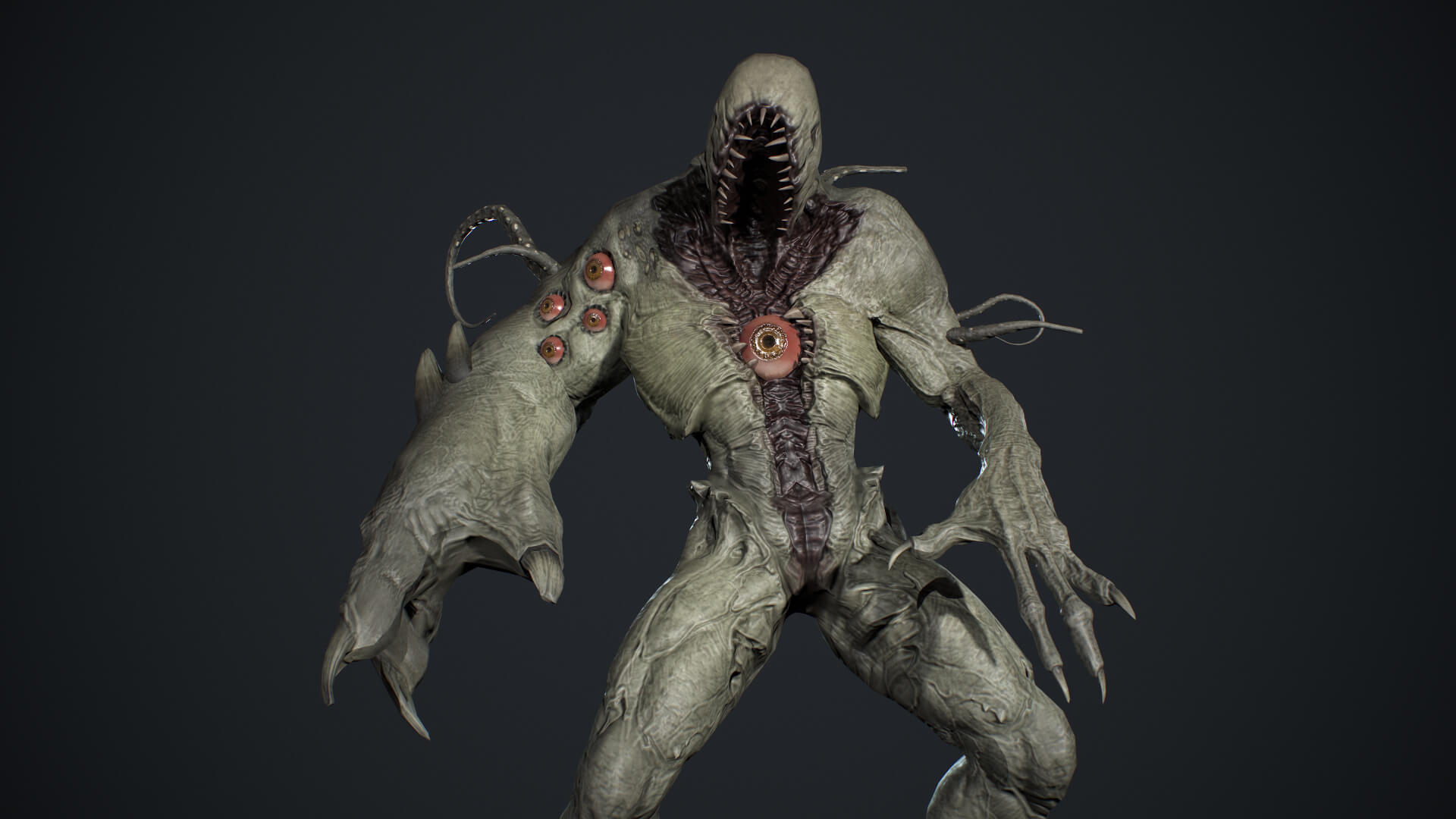 Monster Boss - 3D Model by Wernerkurt