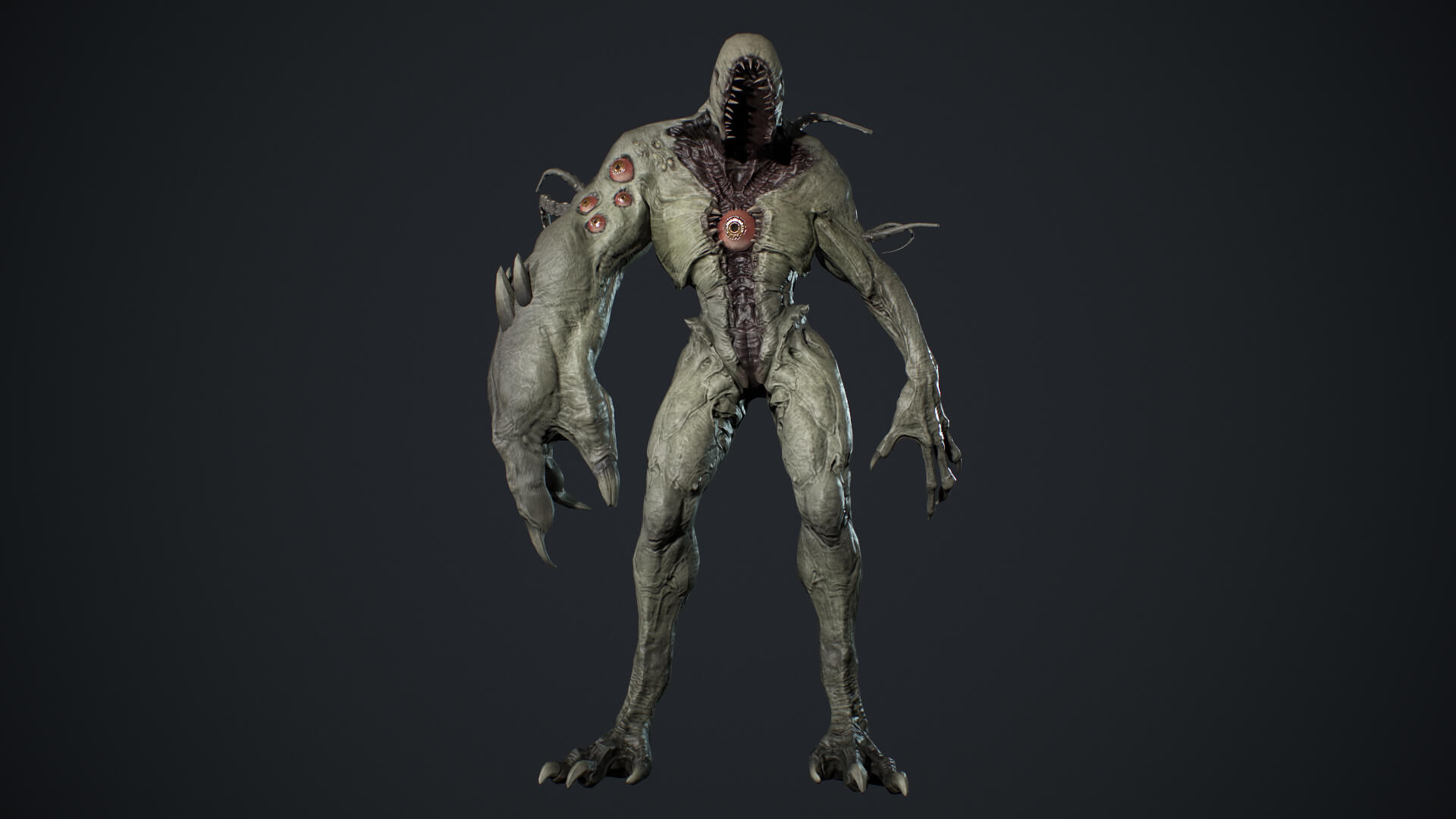 Monster Boss - 3D Model by Wernerkurt