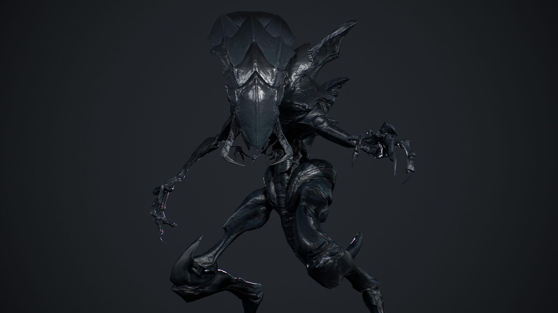 Monster Insect Low Poly - 3D Model by Wernerkurt