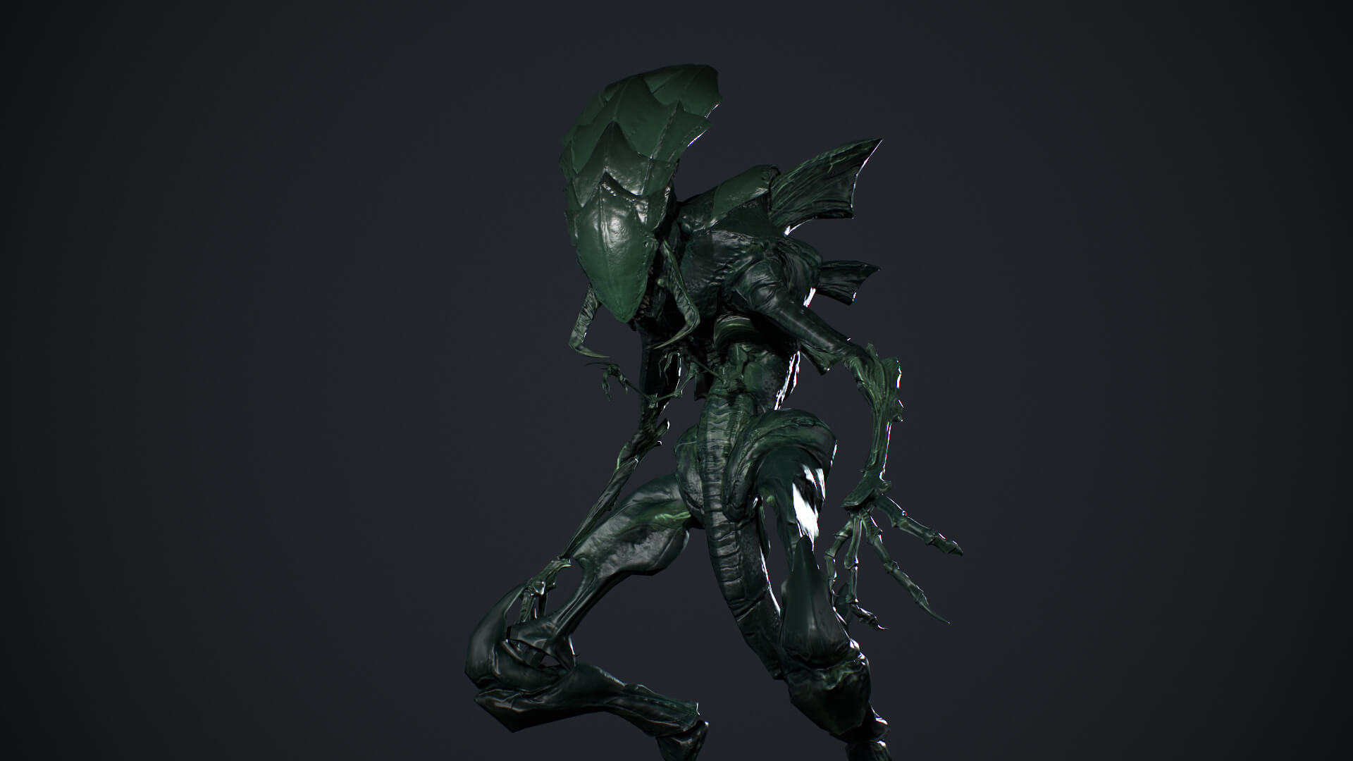 Monster Insect Low Poly - 3D Model by Wernerkurt