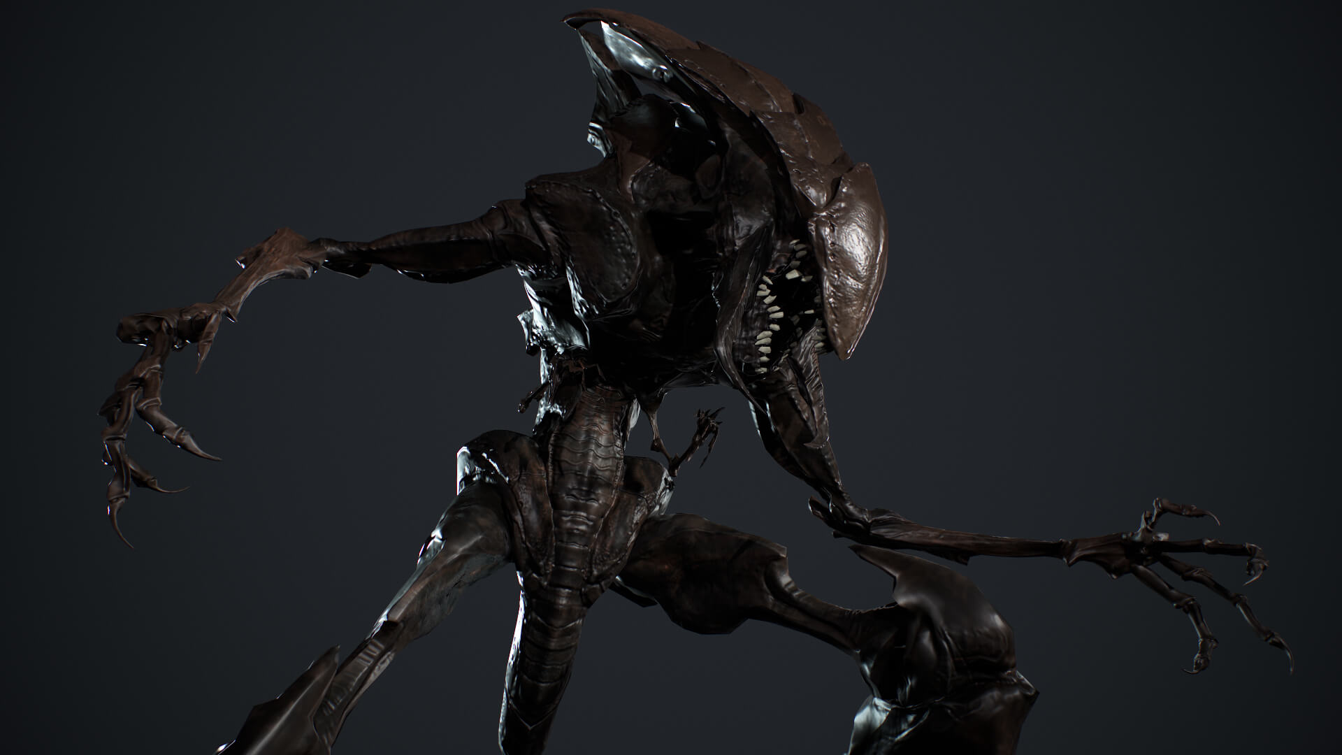 Monster Insect Low Poly - 3D Model by Wernerkurt