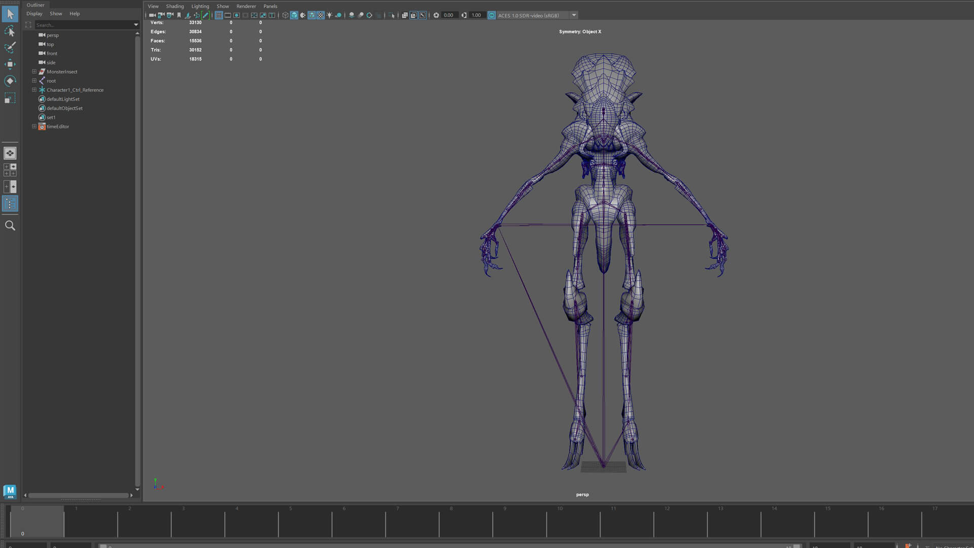 Monster Insect Low Poly - 3D Model by Wernerkurt