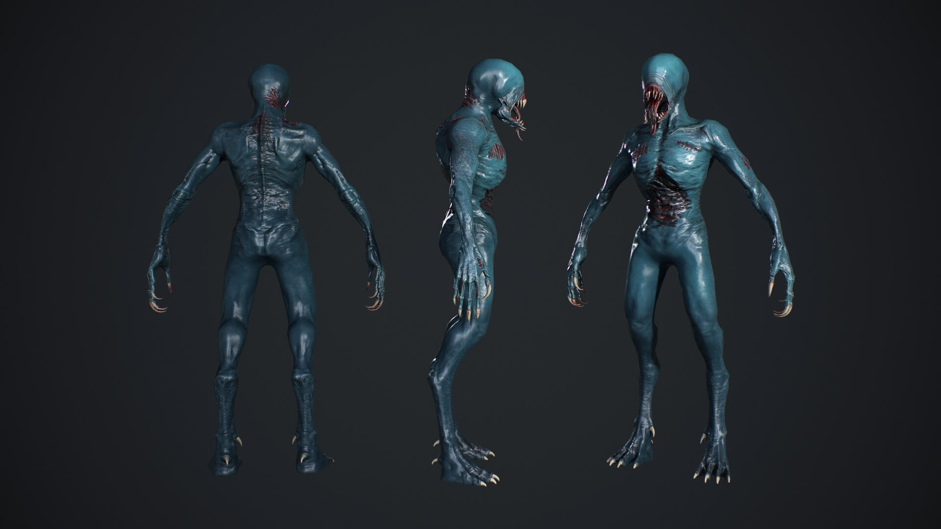 Monster - 3D Model by Wernerkurt