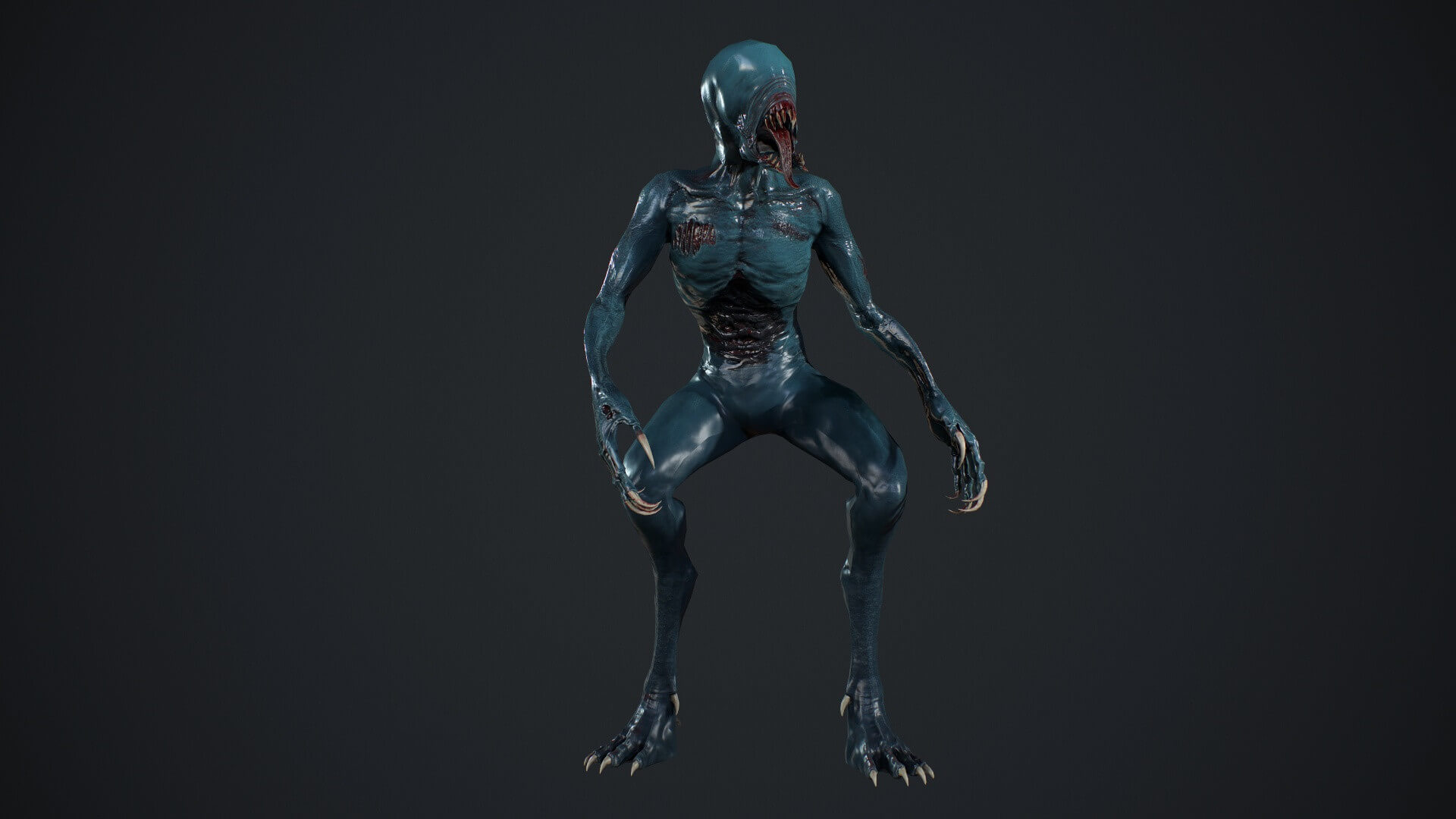 Monster - 3D Model by Wernerkurt