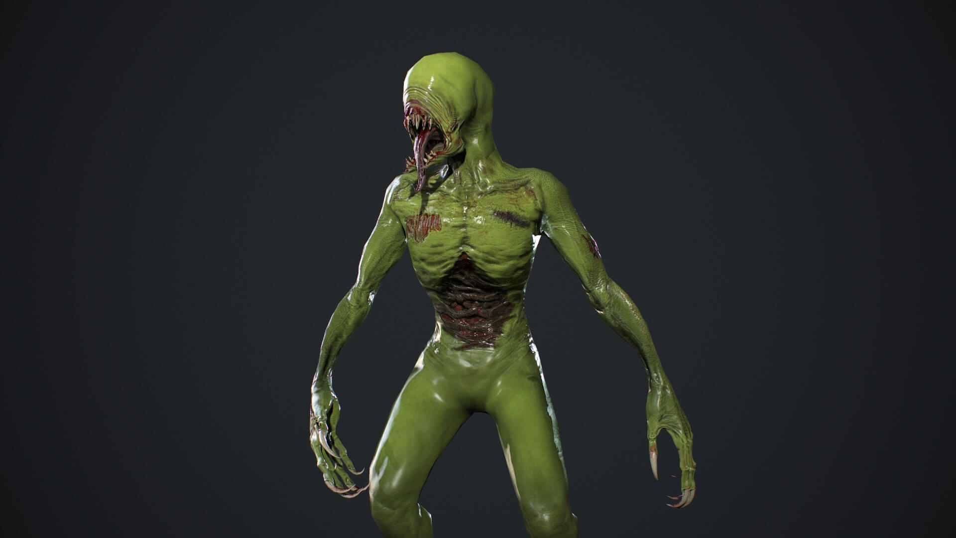 Monster - 3D Model by Wernerkurt