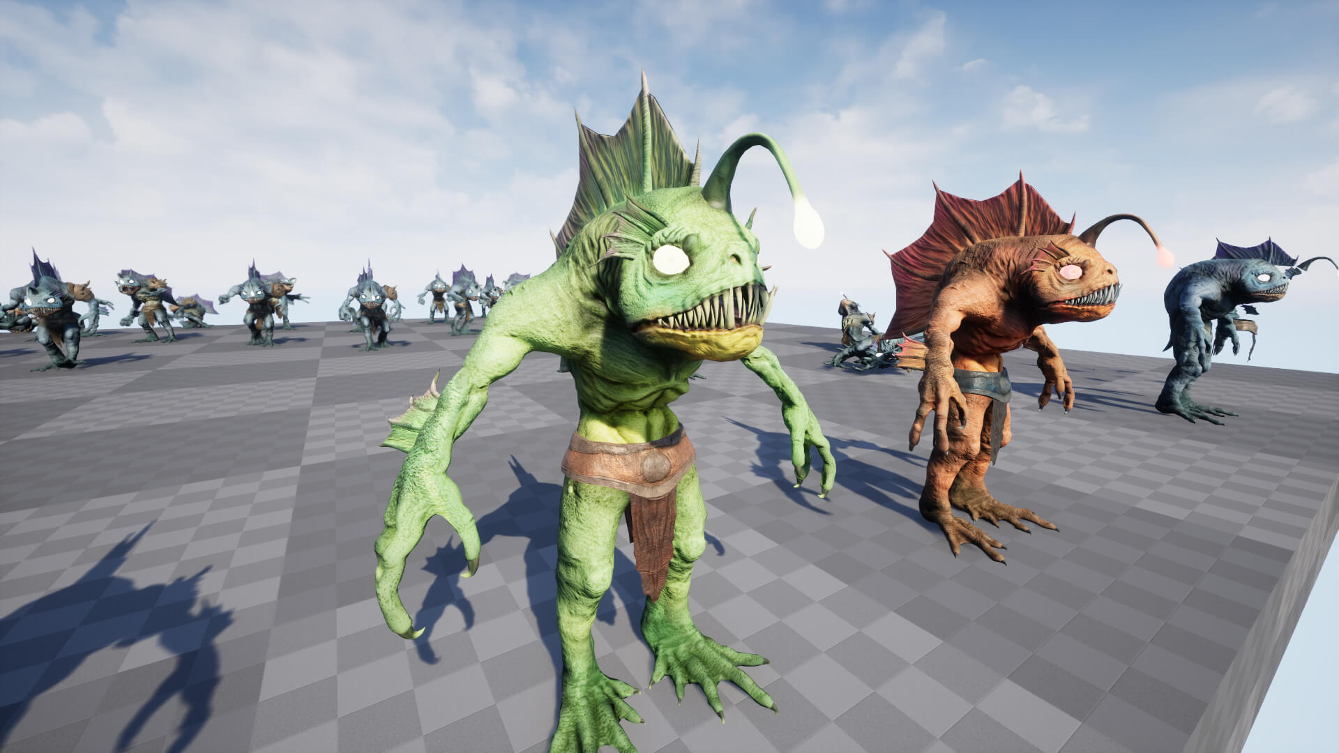 Murloc 2 Fishman Low Poly 3d Model By Wernerkurt