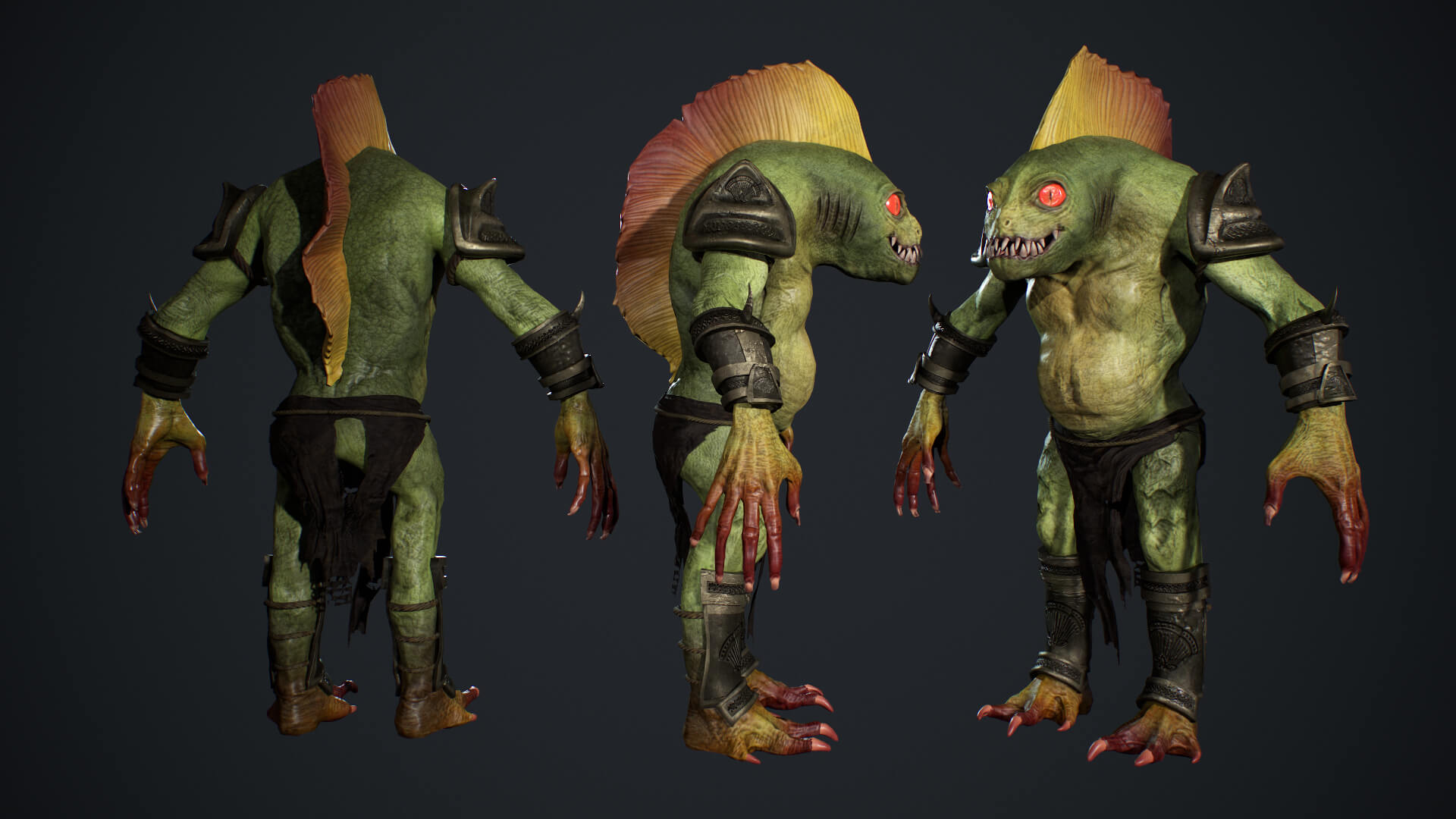 Murloc Low Poly - 3D Model by Wernerkurt