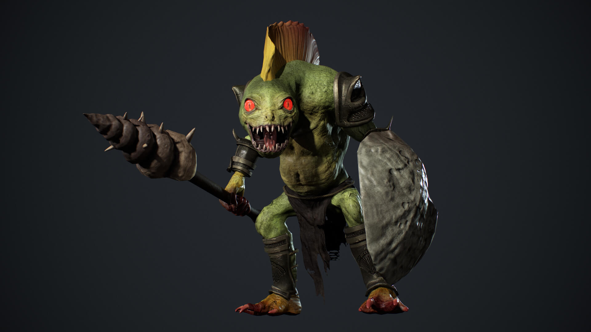 Murloc Low Poly - 3D Model by Wernerkurt
