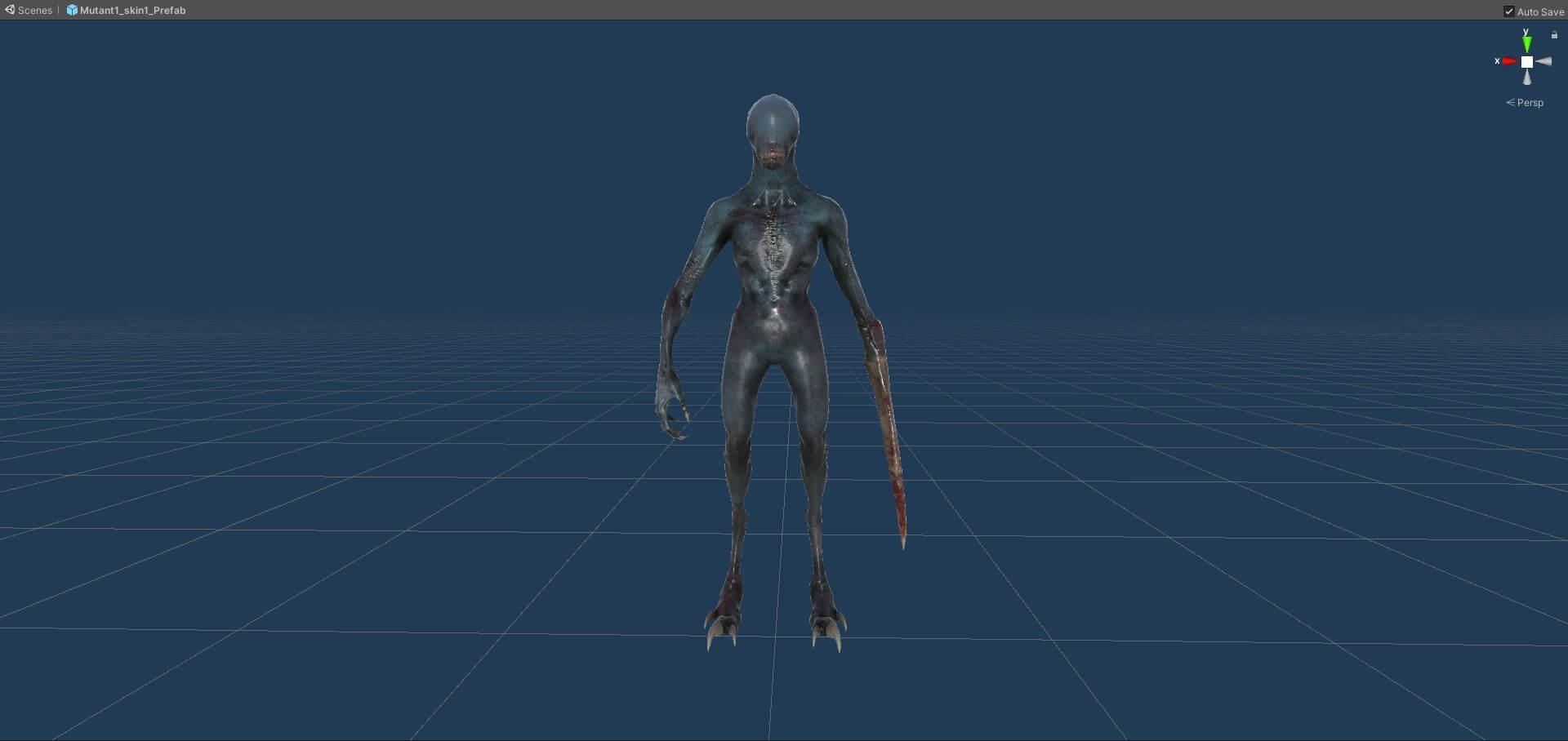 Mutant 1 - 3D Model by Wernerkurt