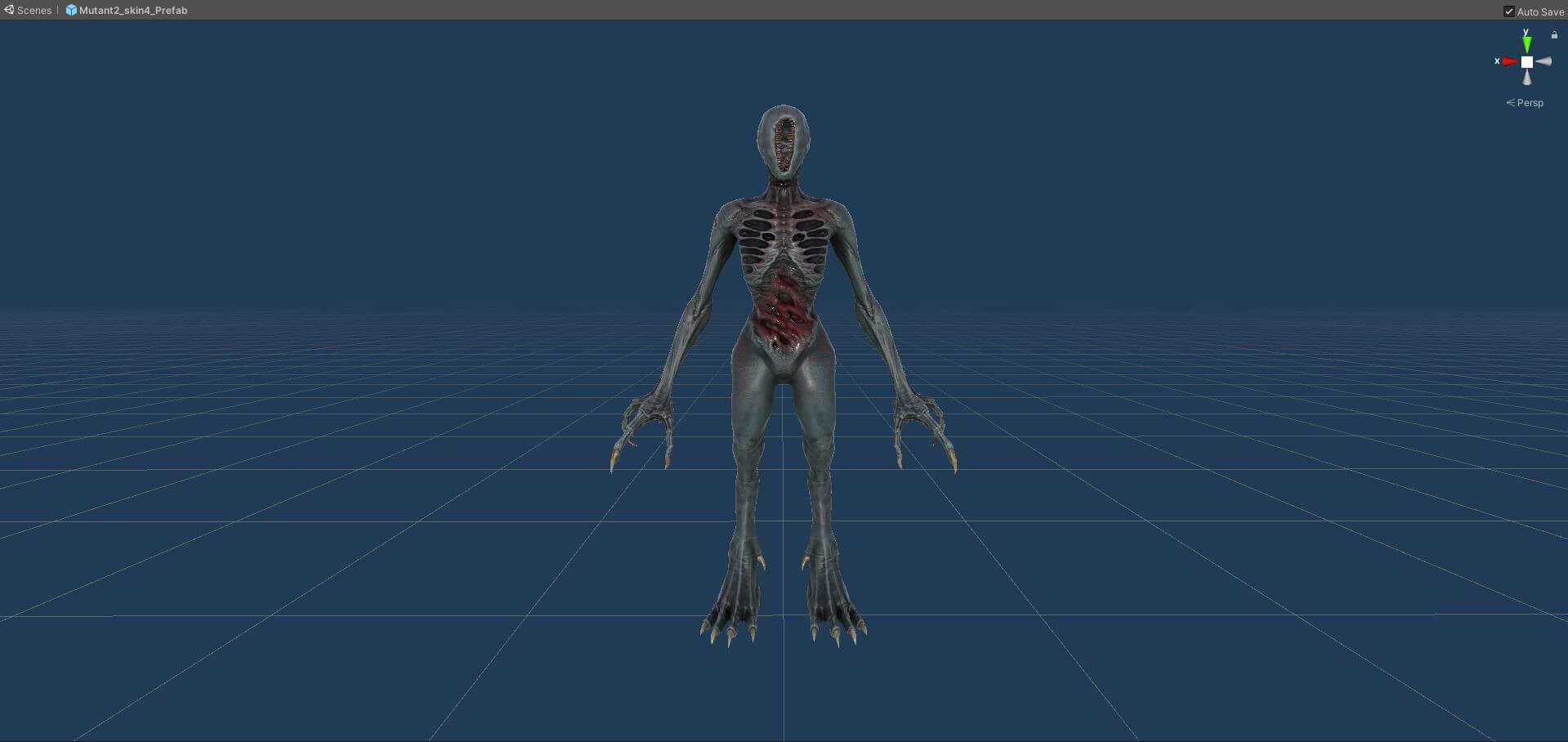 Mutant 2 - 3D Model by Wernerkurt