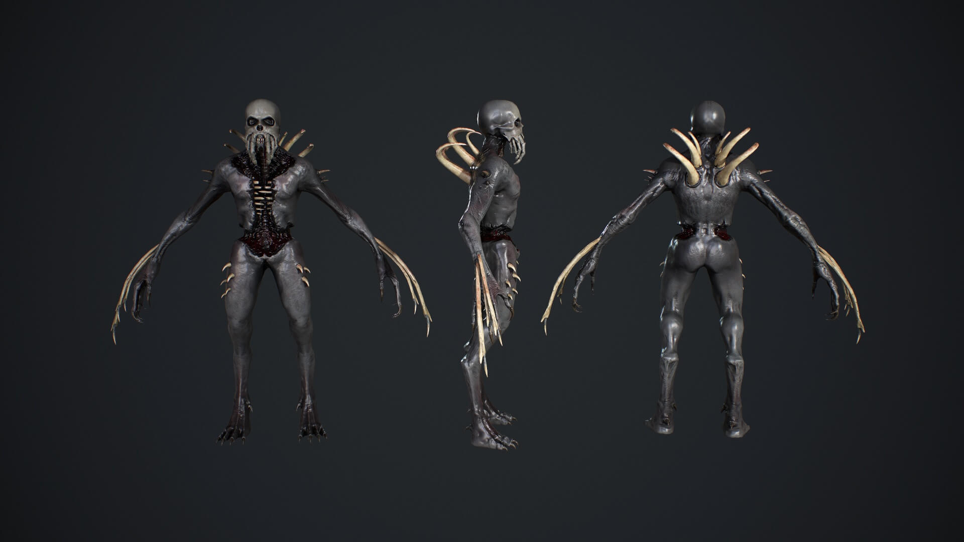 NecroMonster - 3D Model by Wernerkurt
