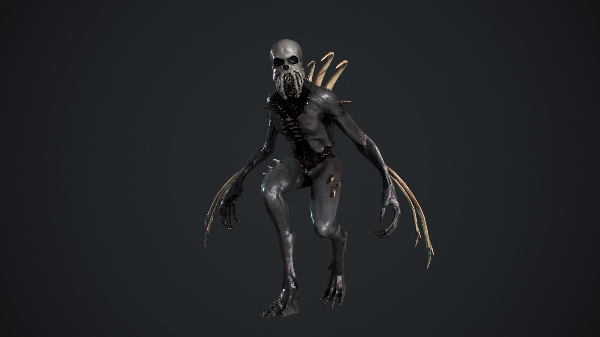 NecroMonster - 3D Model by Wernerkurt