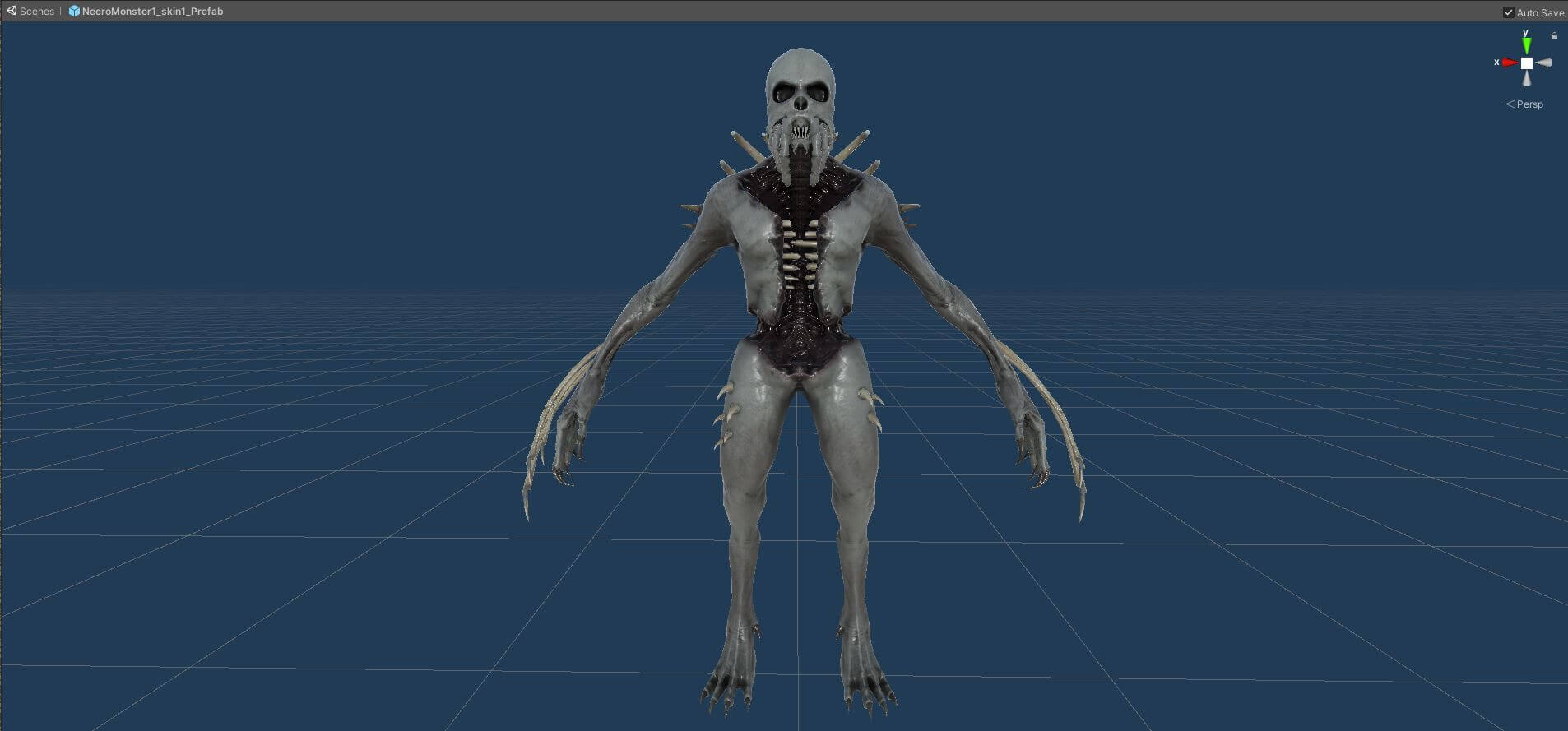 NecroMonster - 3D Model by Wernerkurt