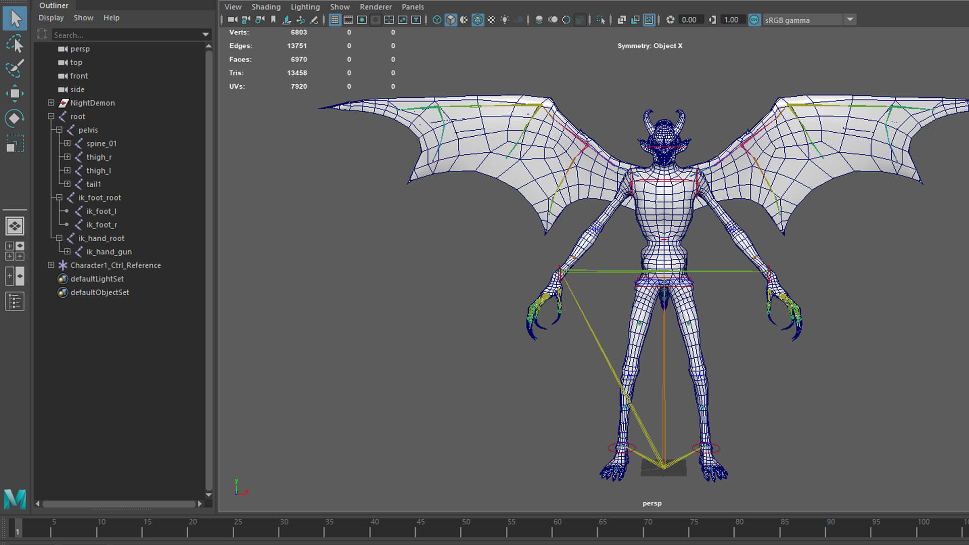 Night Demon 2 - 3D Model by Wernerkurt