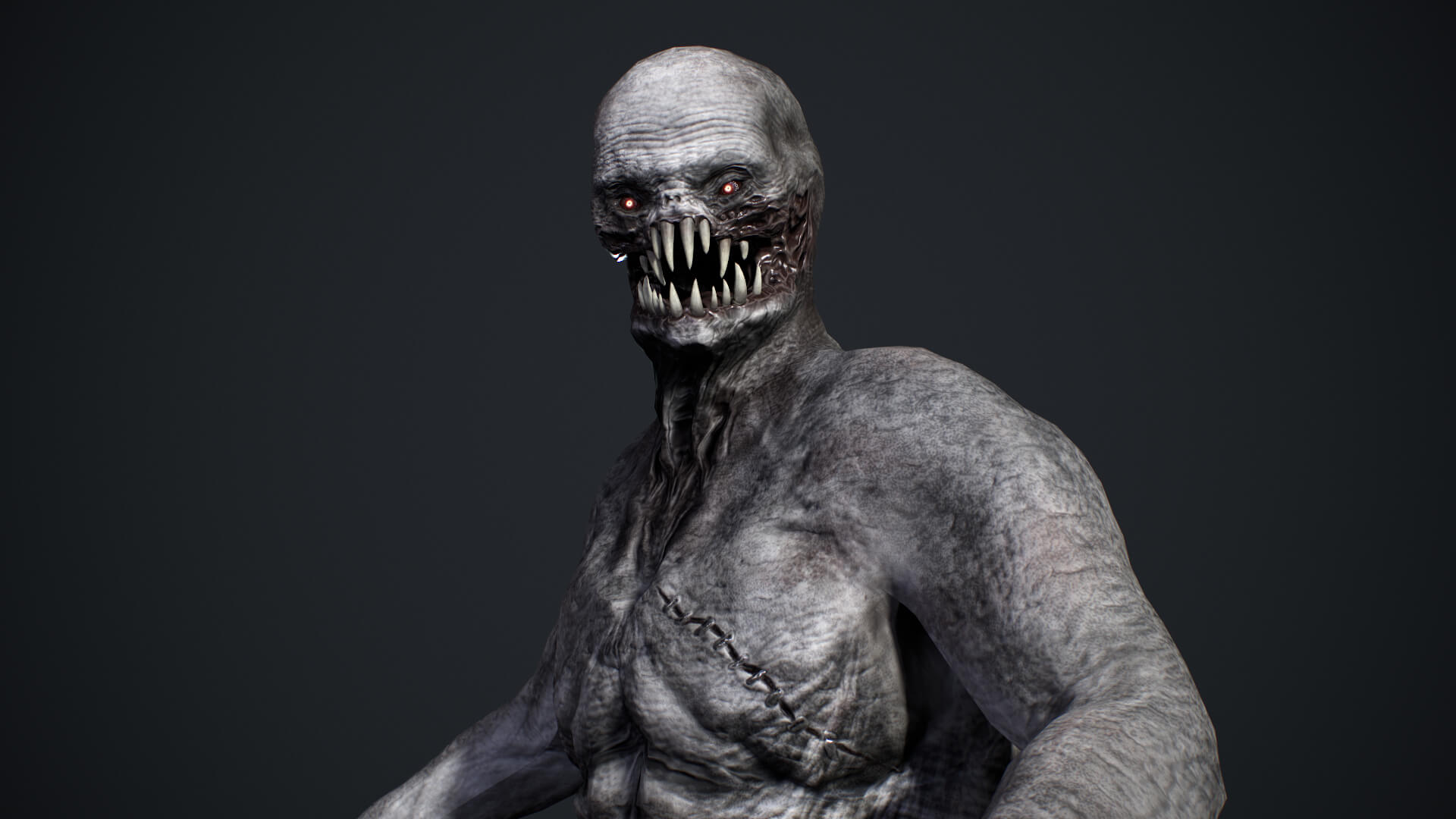 Nightmare Monster 2 - 3D Model by Wernerkurt