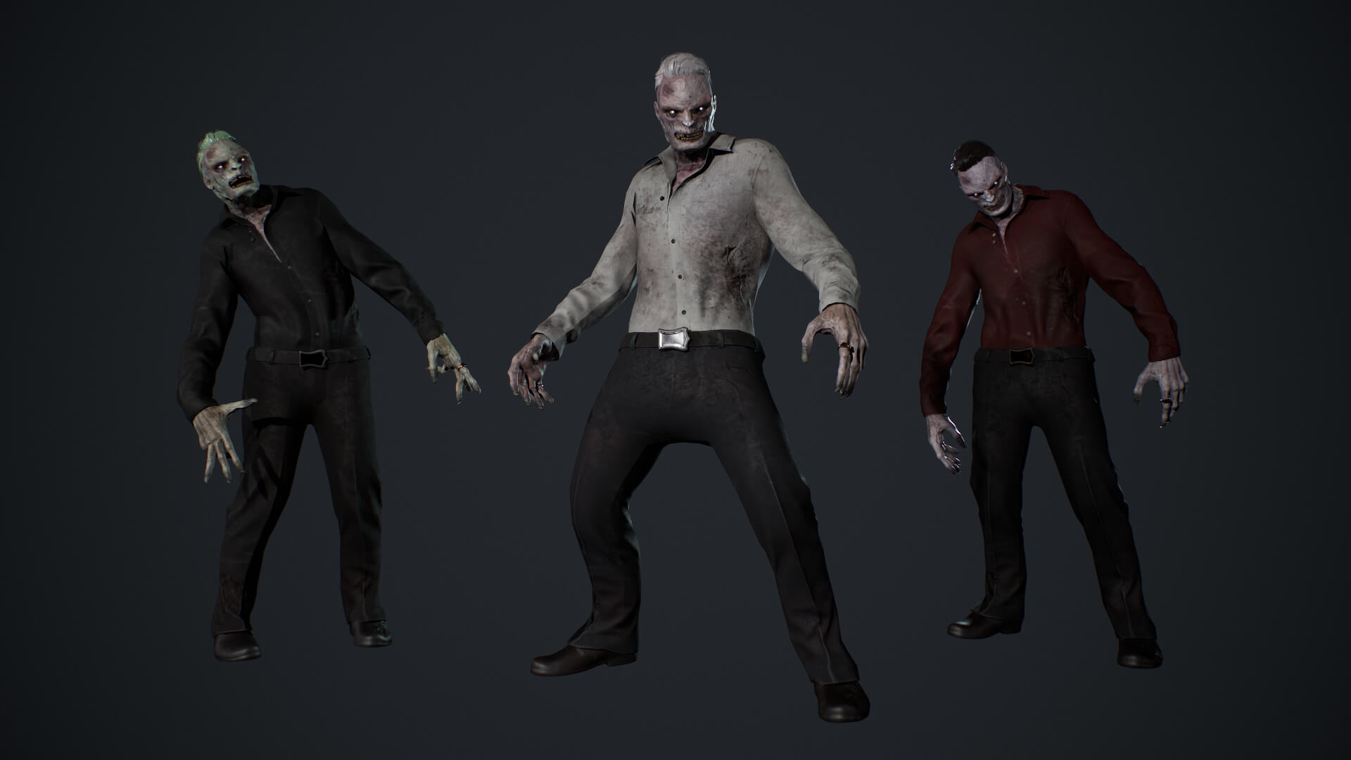 Office Zombie - 3D Model by Wernerkurt