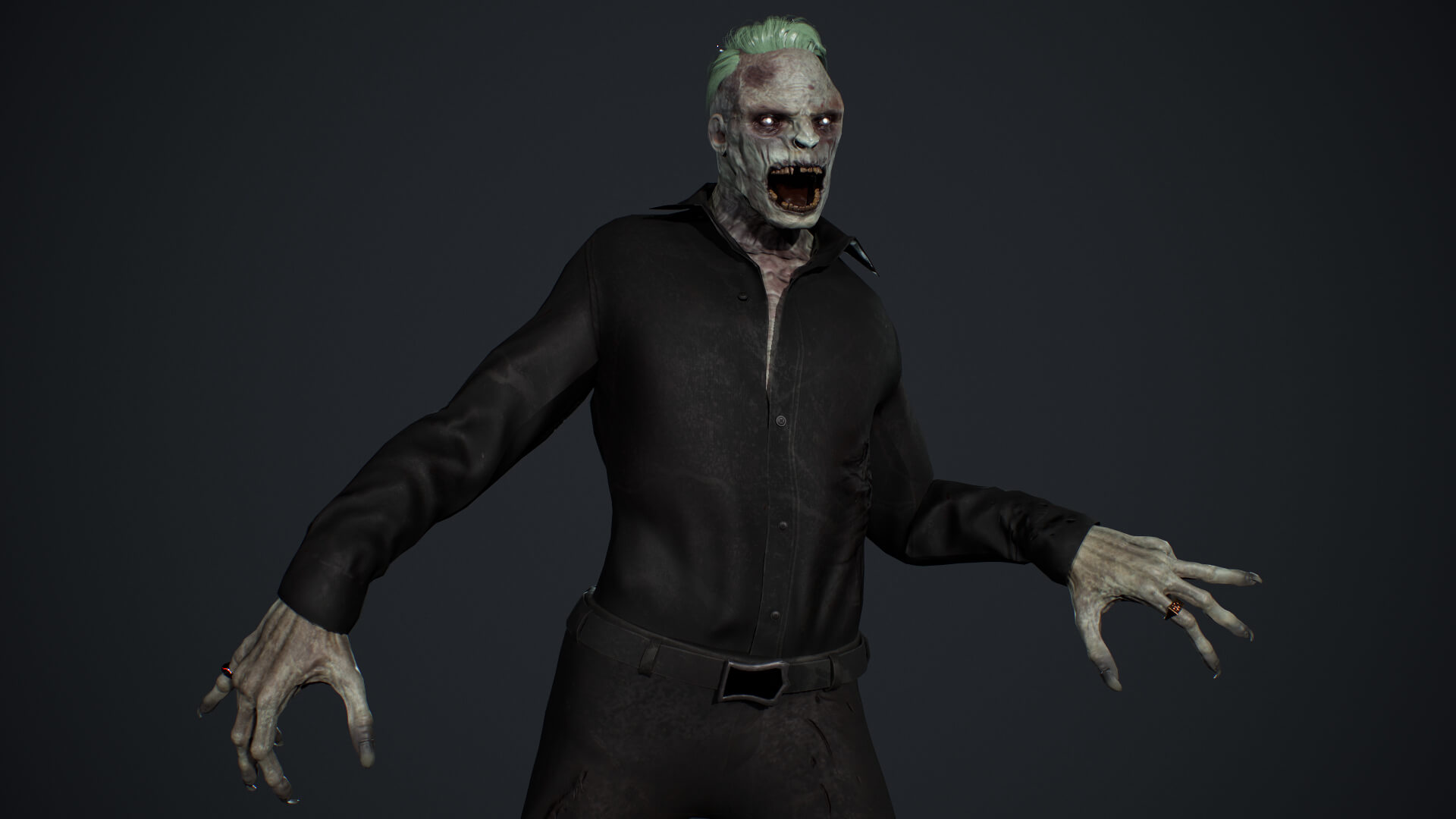 Office Zombie - 3D Model by Wernerkurt