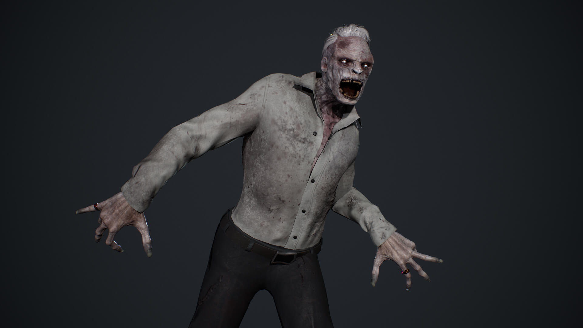 Office Zombie - 3D Model by Wernerkurt