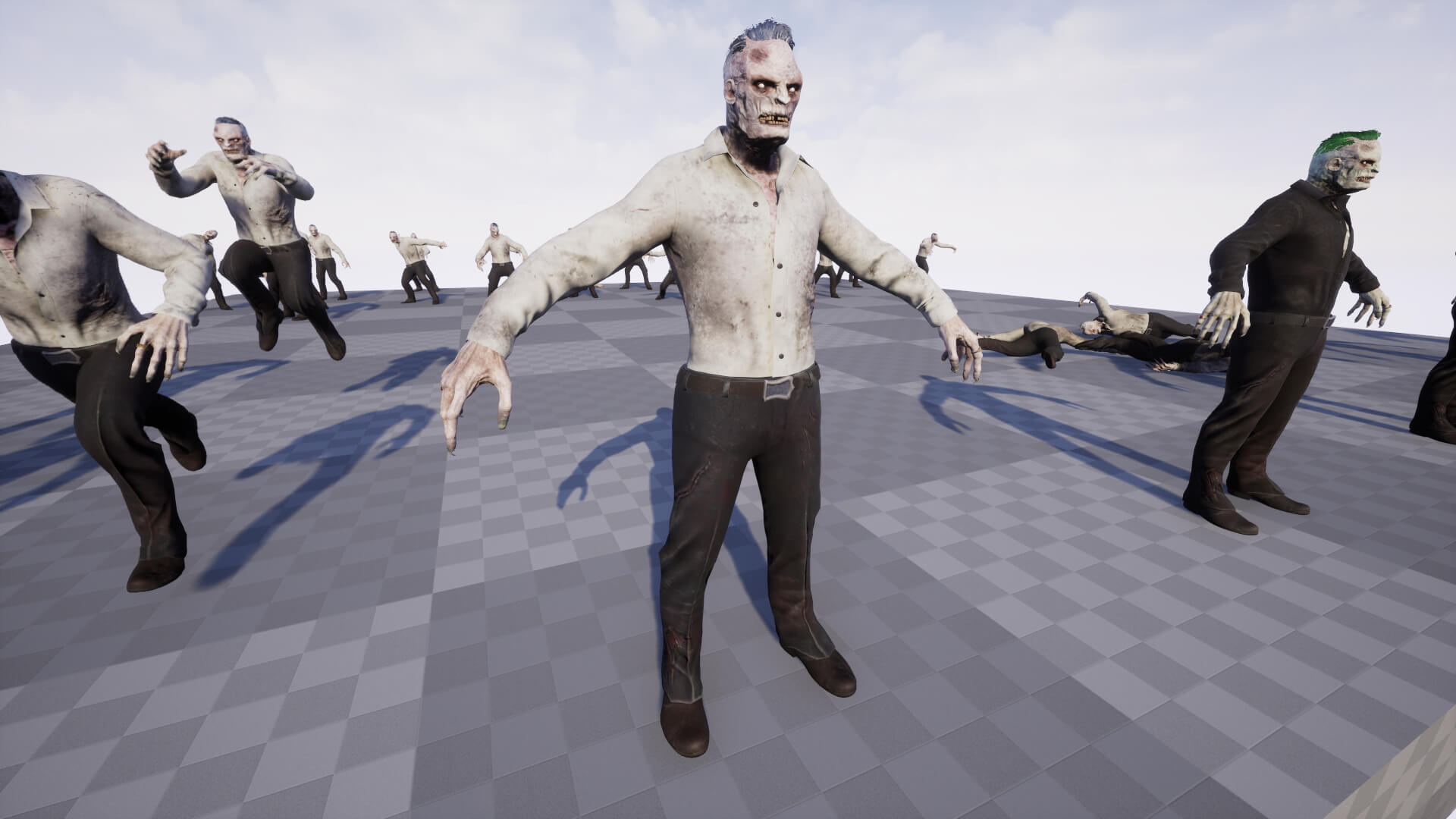 Office Zombie - 3D Model by Wernerkurt