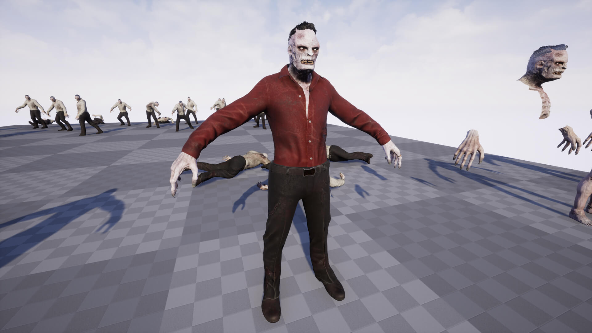 Office Zombie - 3D Model by Wernerkurt