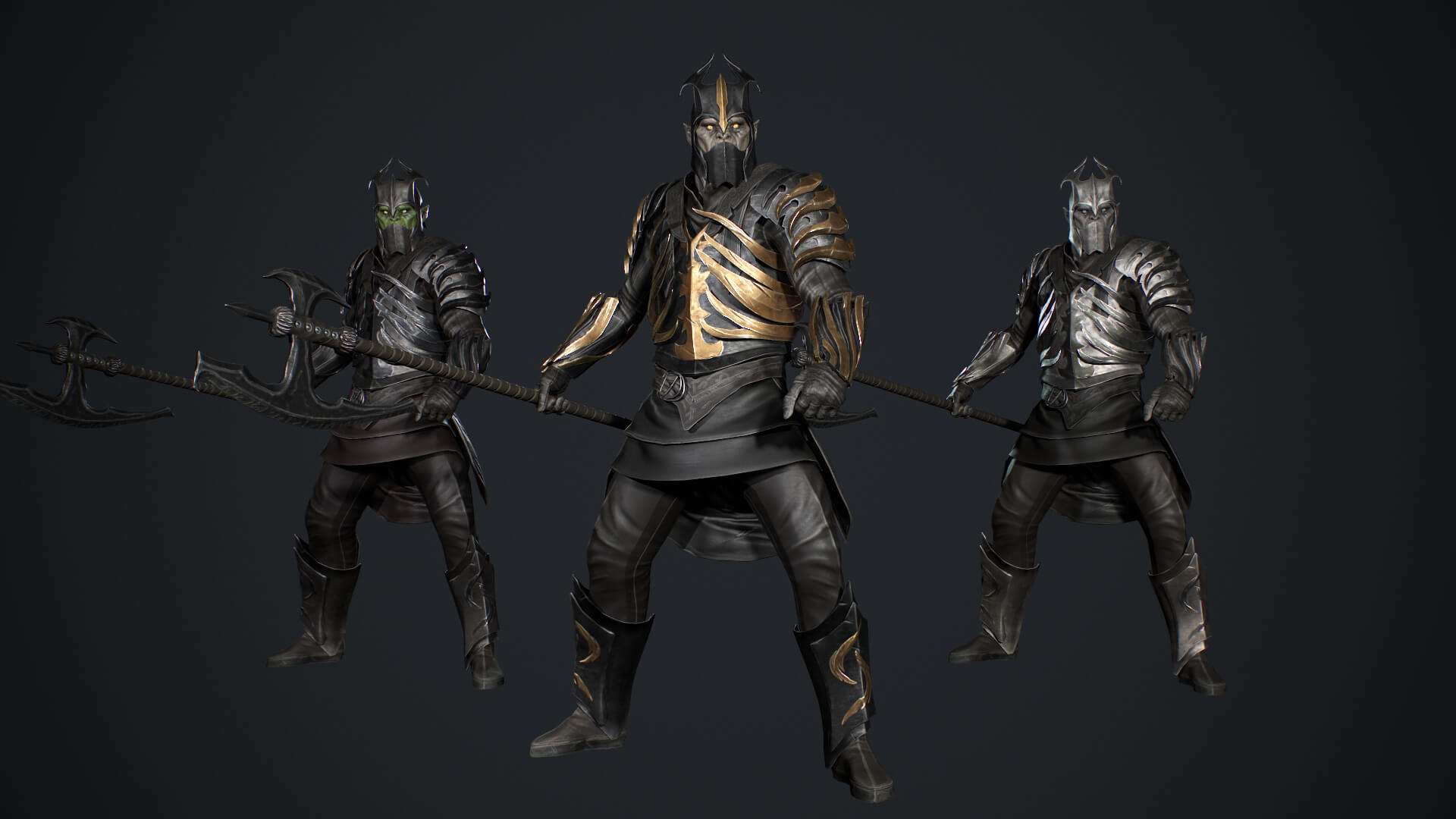 Orc 3 Game Ready - 3D Model by Wernerkurt
