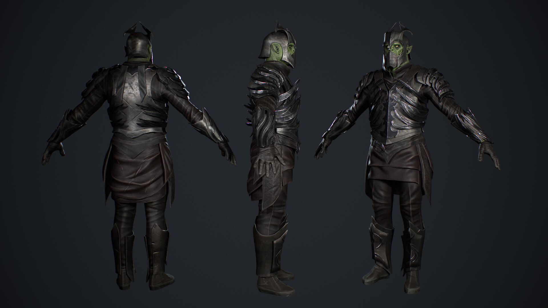 Orc 3 Game Ready - 3D Model by Wernerkurt